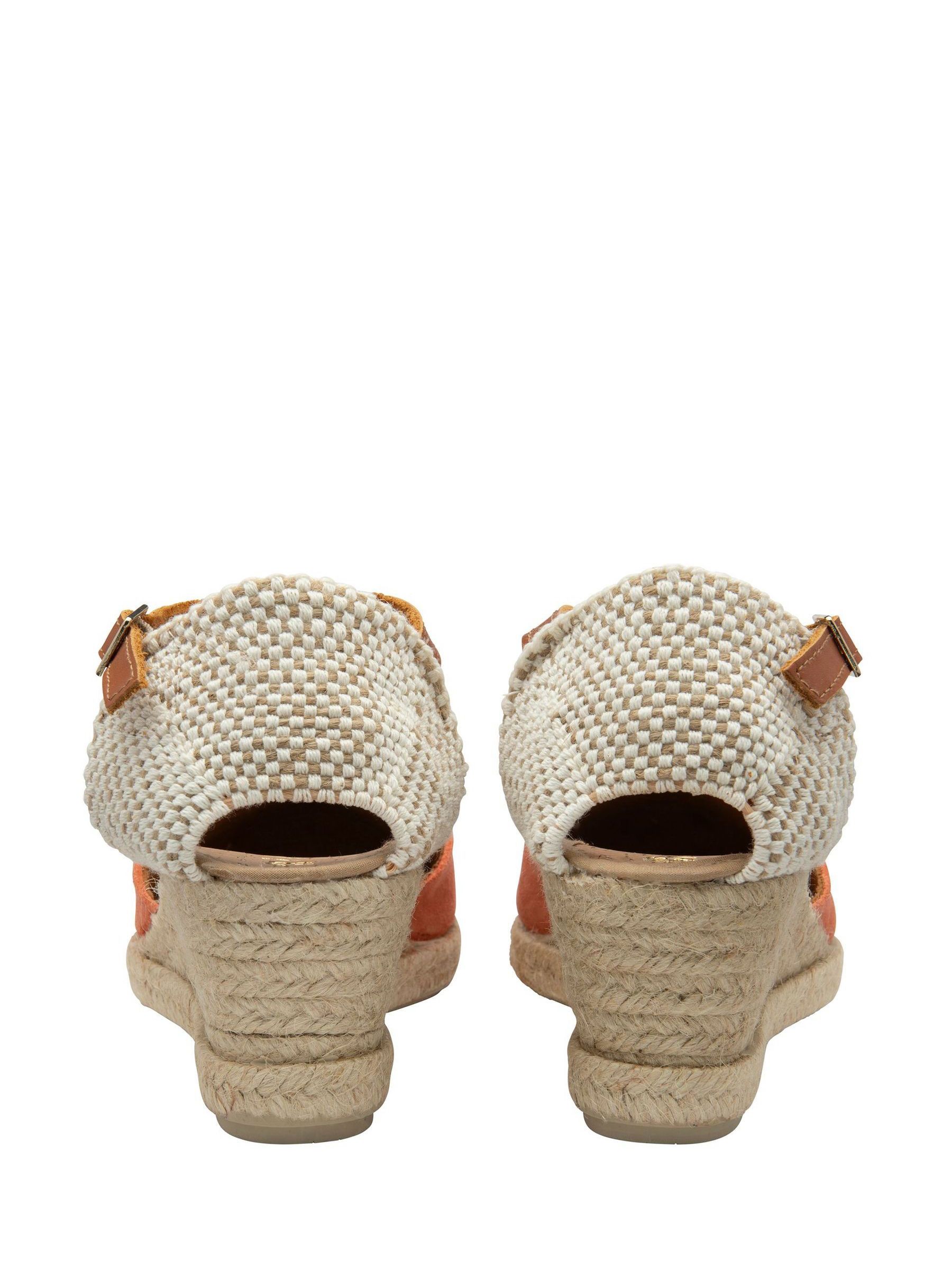 Buy Ravel Orange Ankle Strap Wedge Espadrilles from Next Portugal