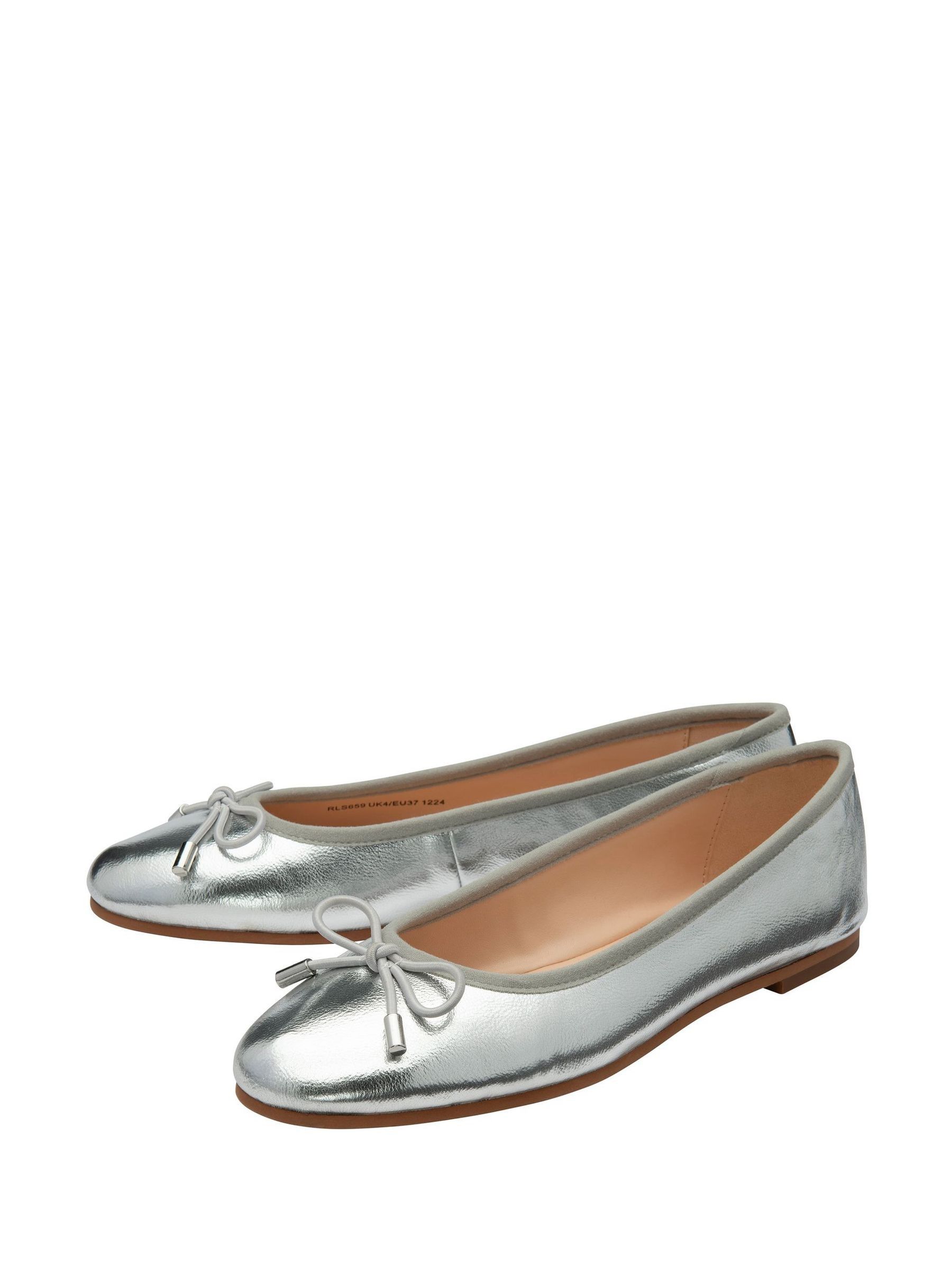 Buy Ravel Silver Ballerina Shoes from the Next UK online shop