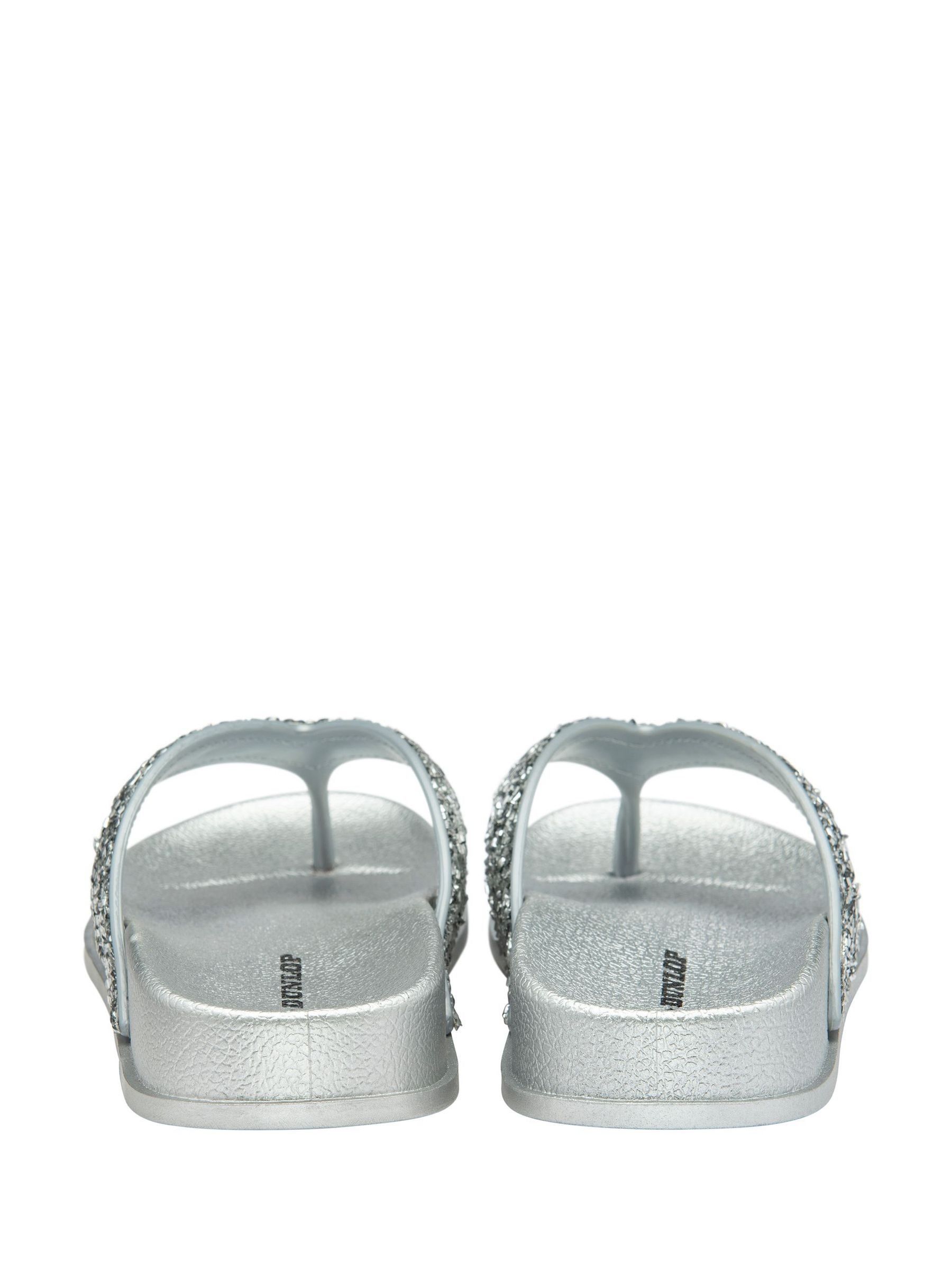 Buy Dunlop Silver Toe-Post Sandals from the Next UK online shop