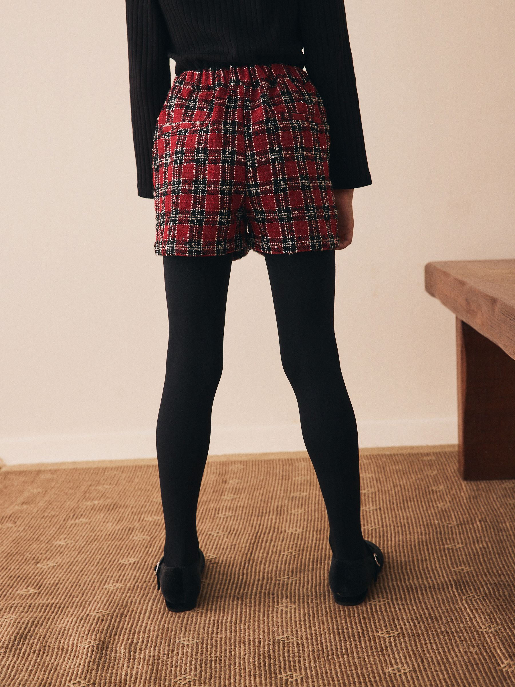 Buy Red Check Shorts (3-16yrs) from Next Ireland