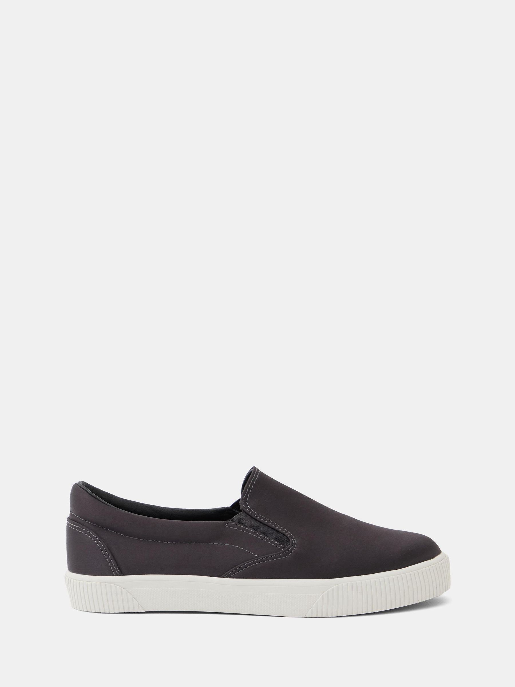 Buy Hush Grey Gili Satin Slip On Trainers from the Next UK online shop