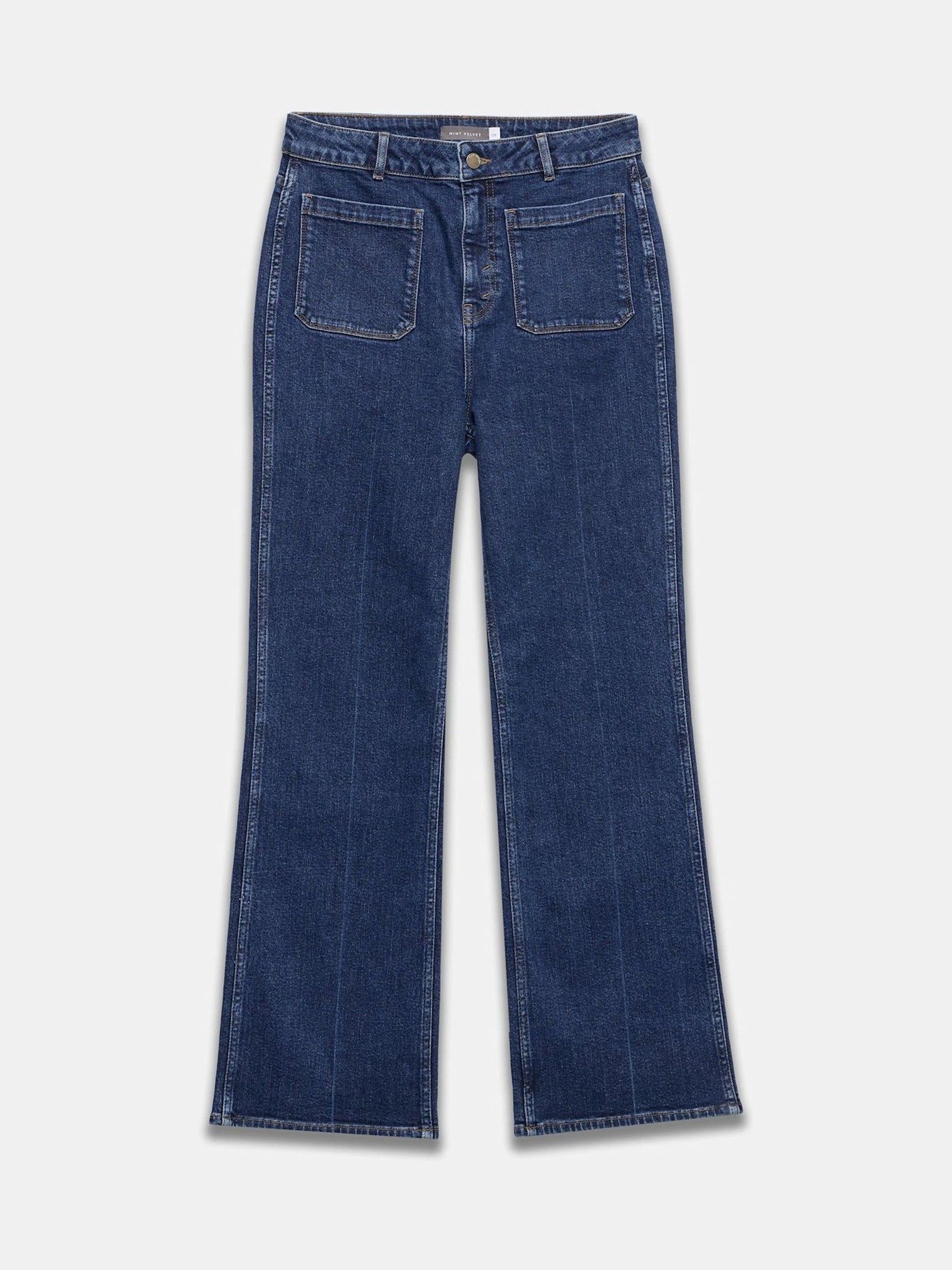 Buy Mint Velvet Blue Relaxed Straight Jeans from the Next UK online shop