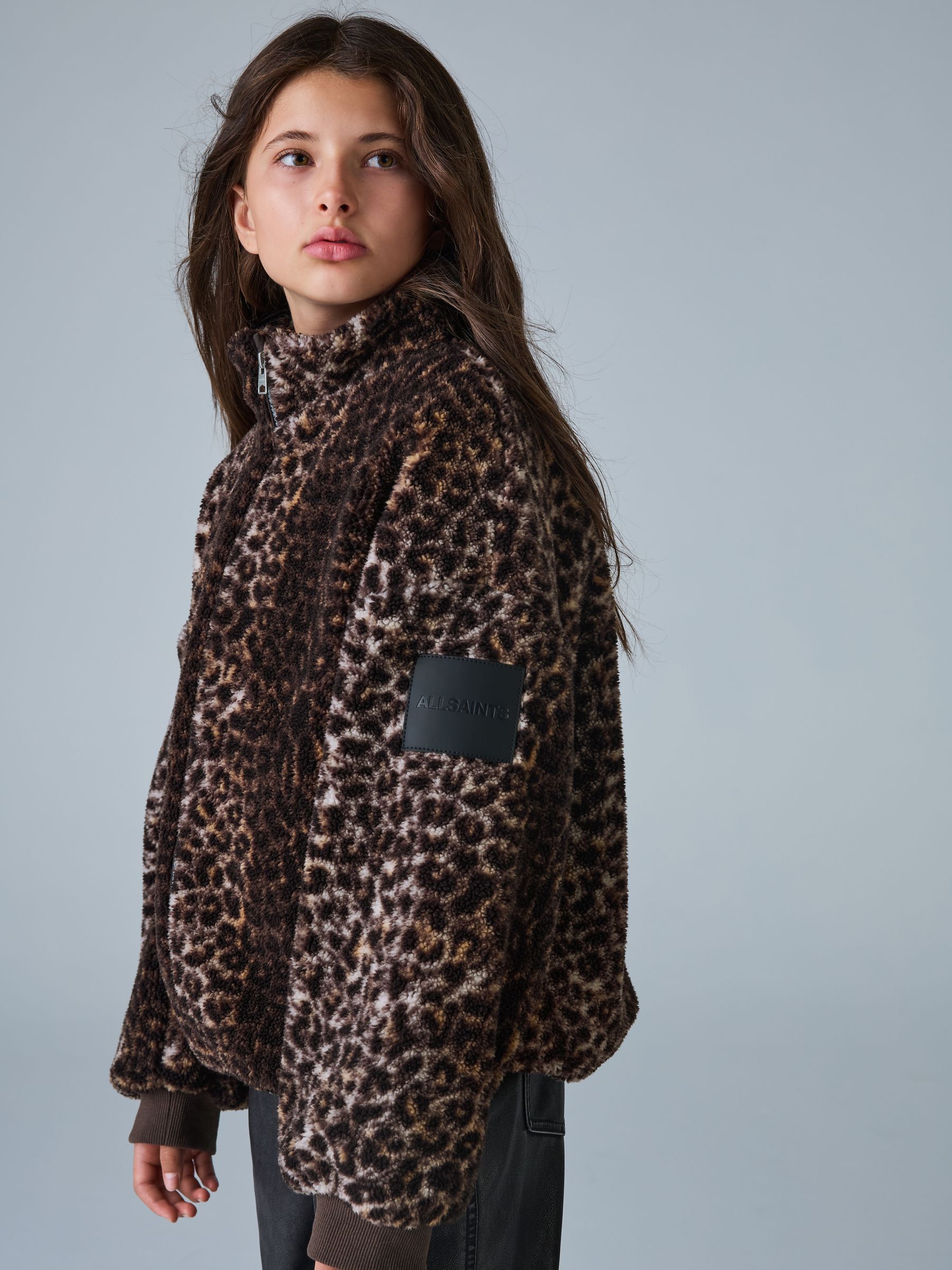 Buy smALLSAINTS Leopard Fleece Jacket from Next Israel