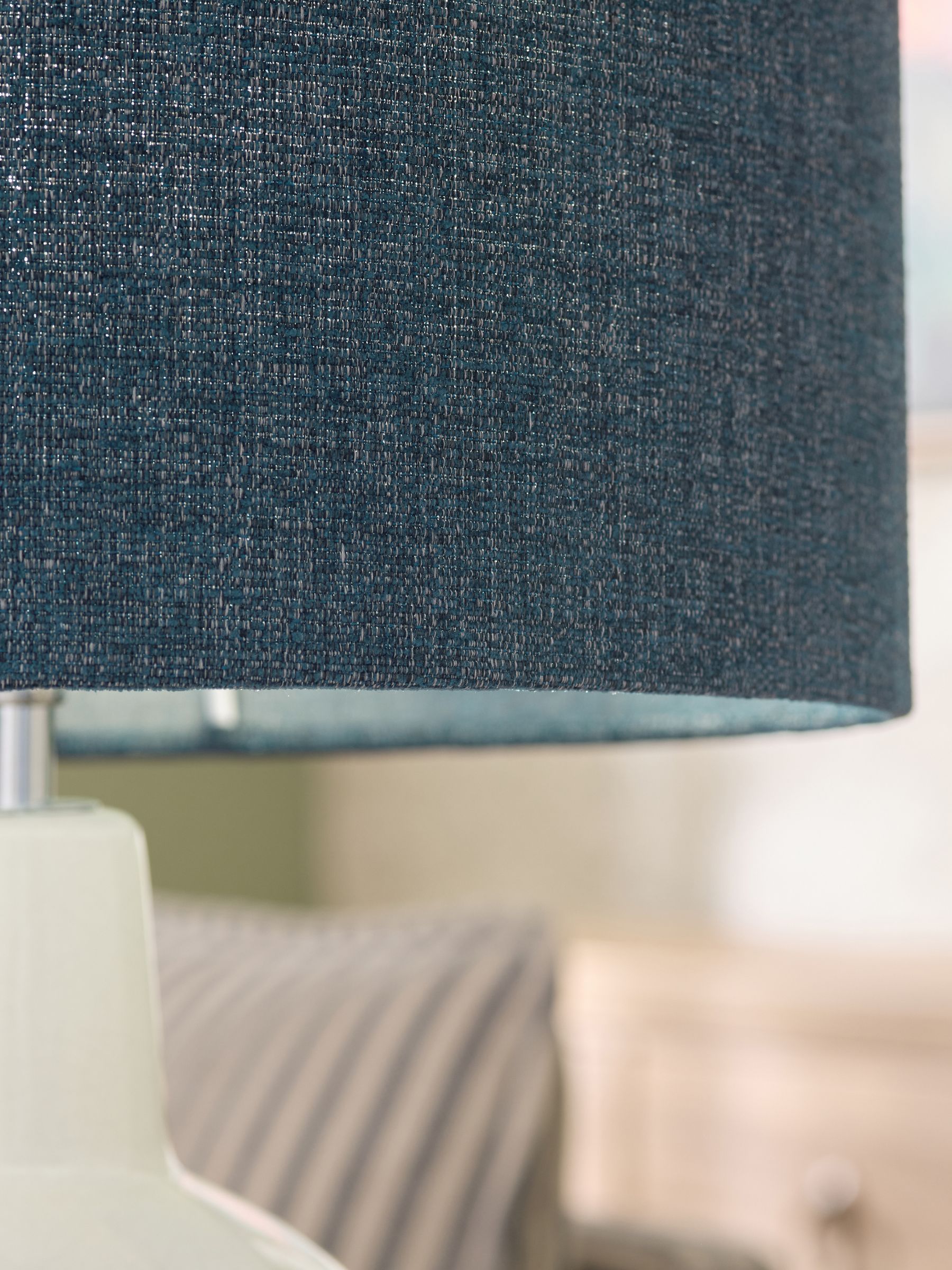 Buy Navy Blue Tweedy Lamp Shade from the Next UK online shop
