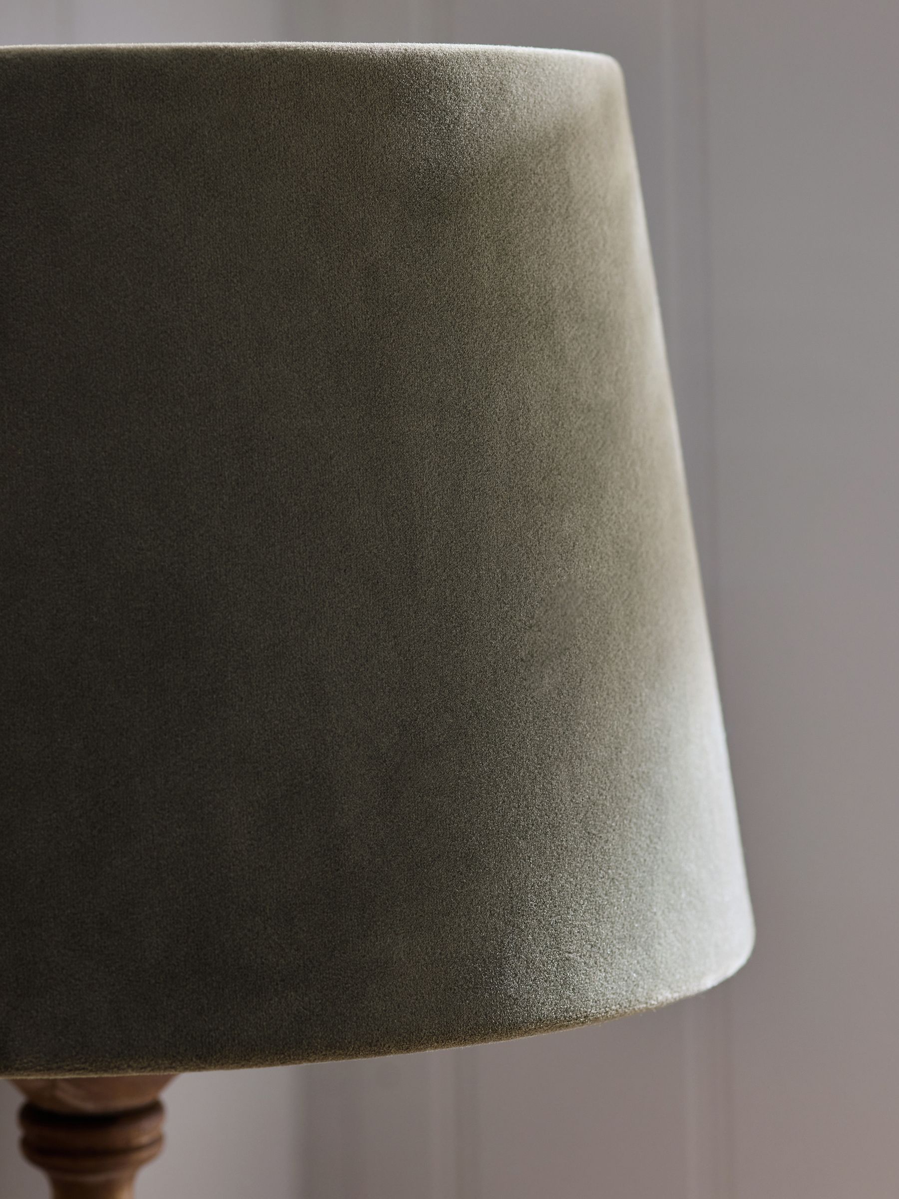 Buy Moss Green Velvet Lamp Shade from the Next UK online shop