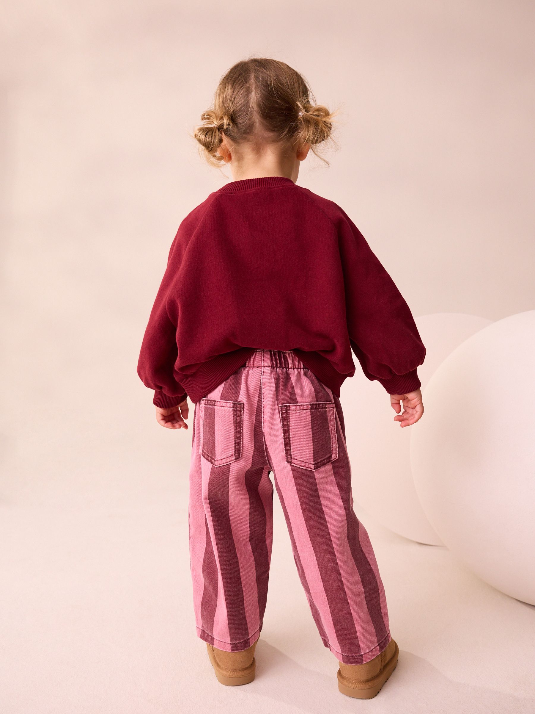 Buy Berry Pink Stripe Trousers (3mths-7yrs) from the Next UK online shop