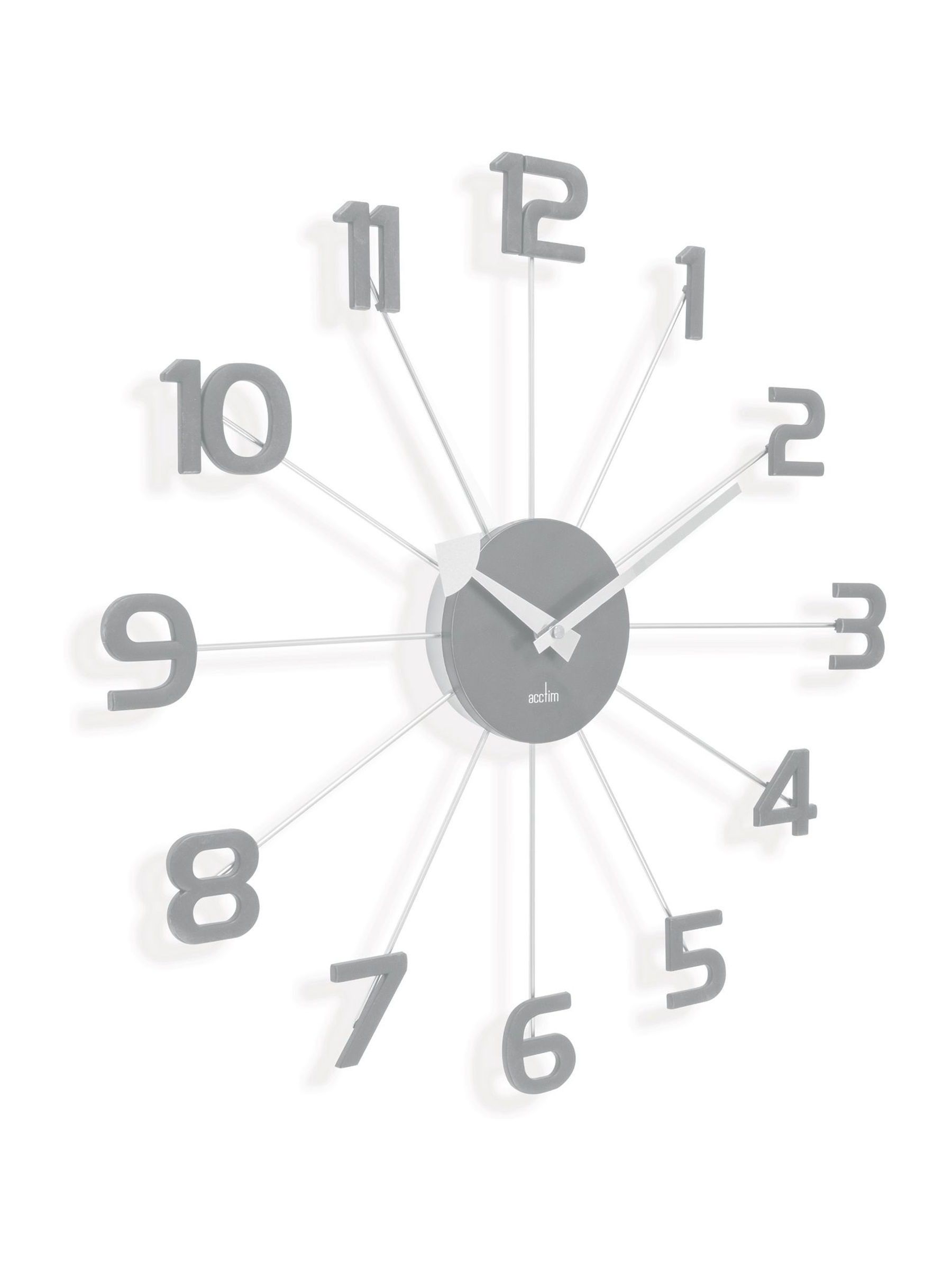 Buy Acctim Clocks Pigeon Grey Astraea spoke wall clock from the Next UK ...
