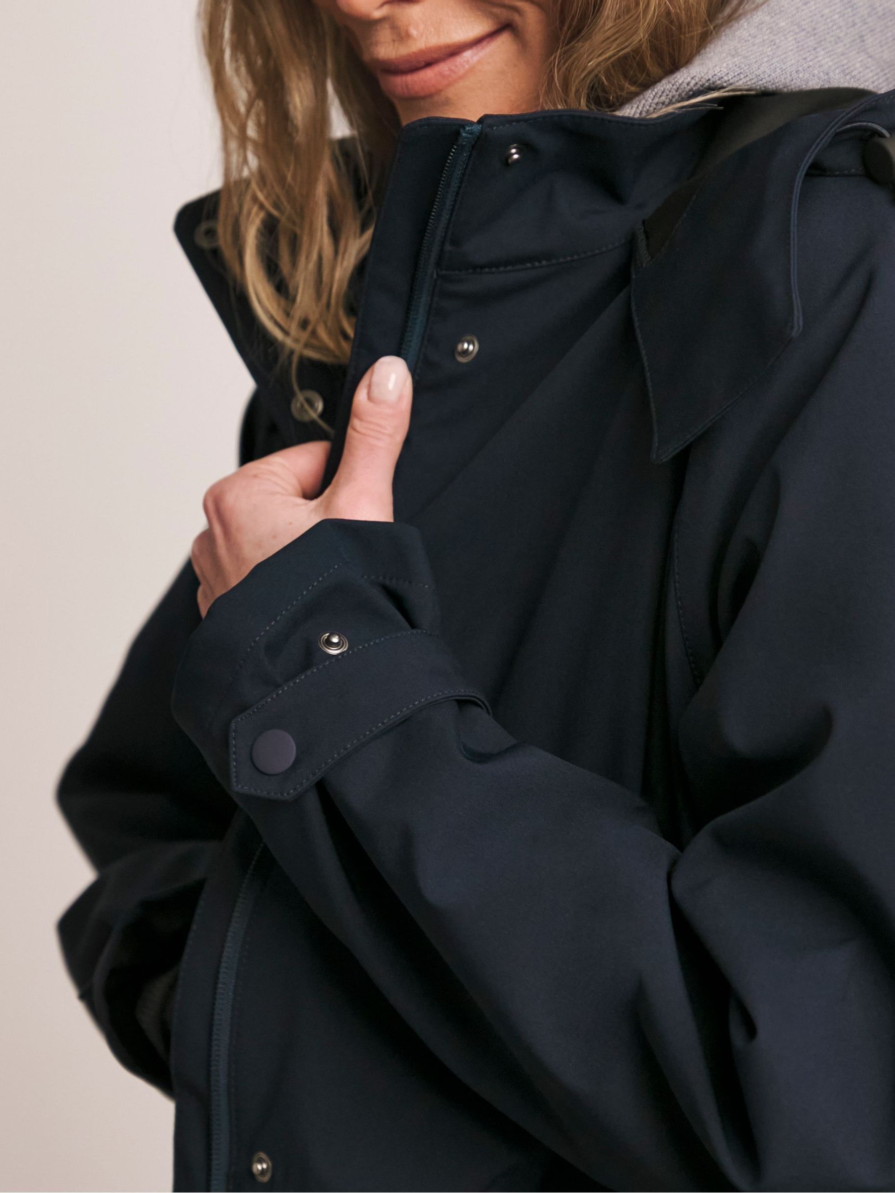 Buy Anthology By JD Williams Blue Premium Longline Raincoat from the ...