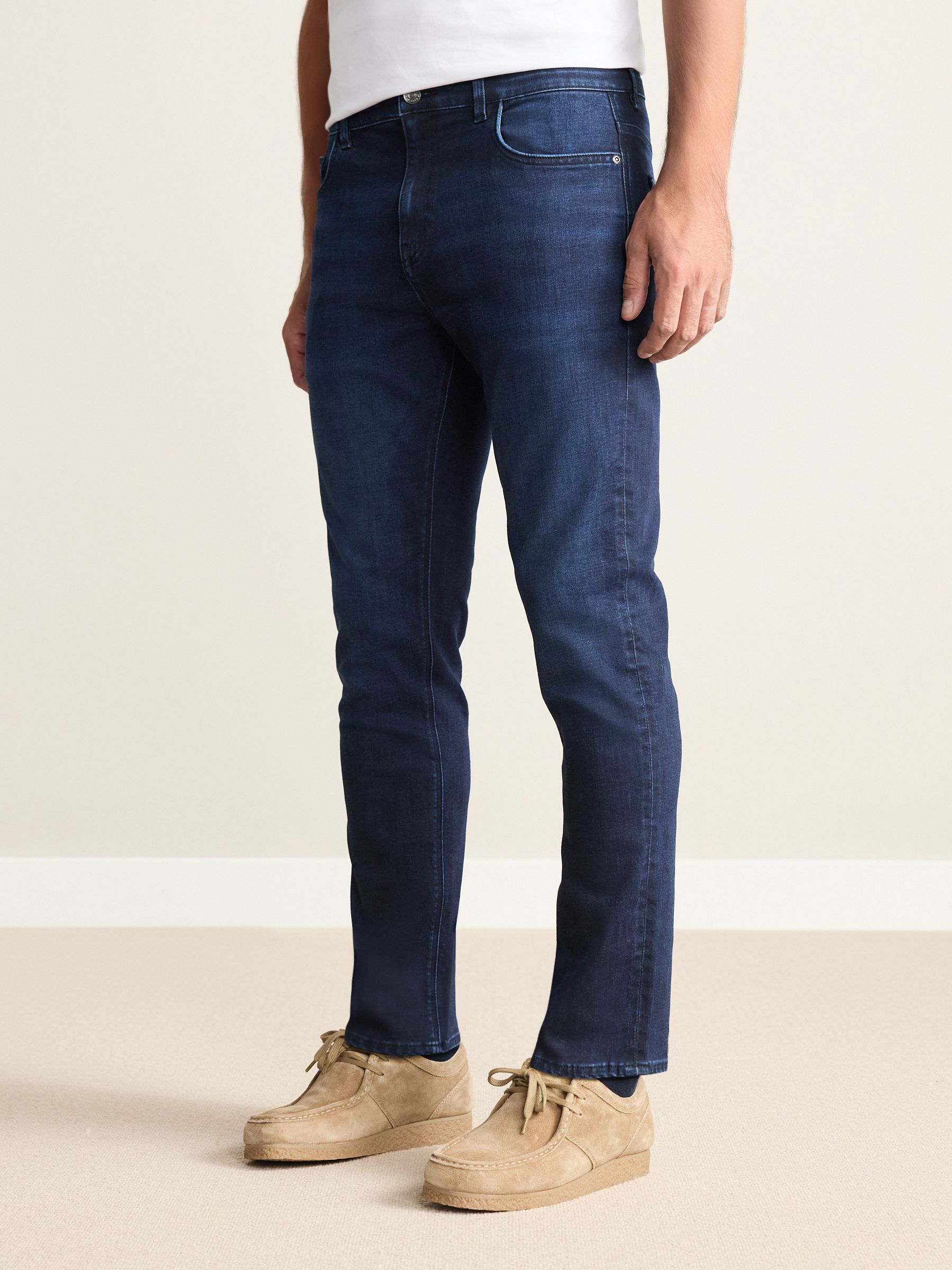 Buy Blue Slim Fit Signature Ultra Soft Touch Denim Jeans from the Next ...