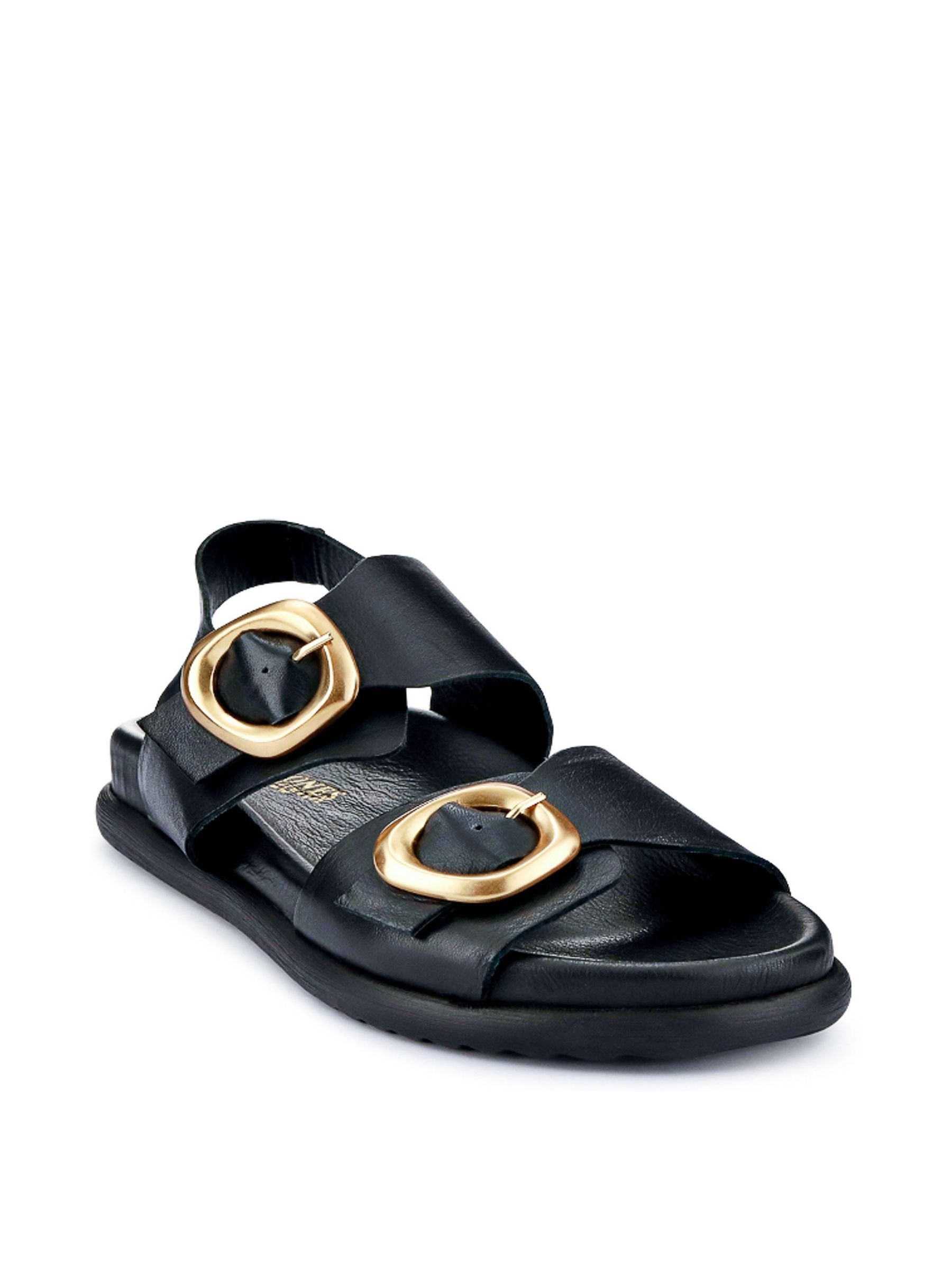 Buy Jones Bootmaker Black Juneau Buckled Sandals from the Next UK ...
