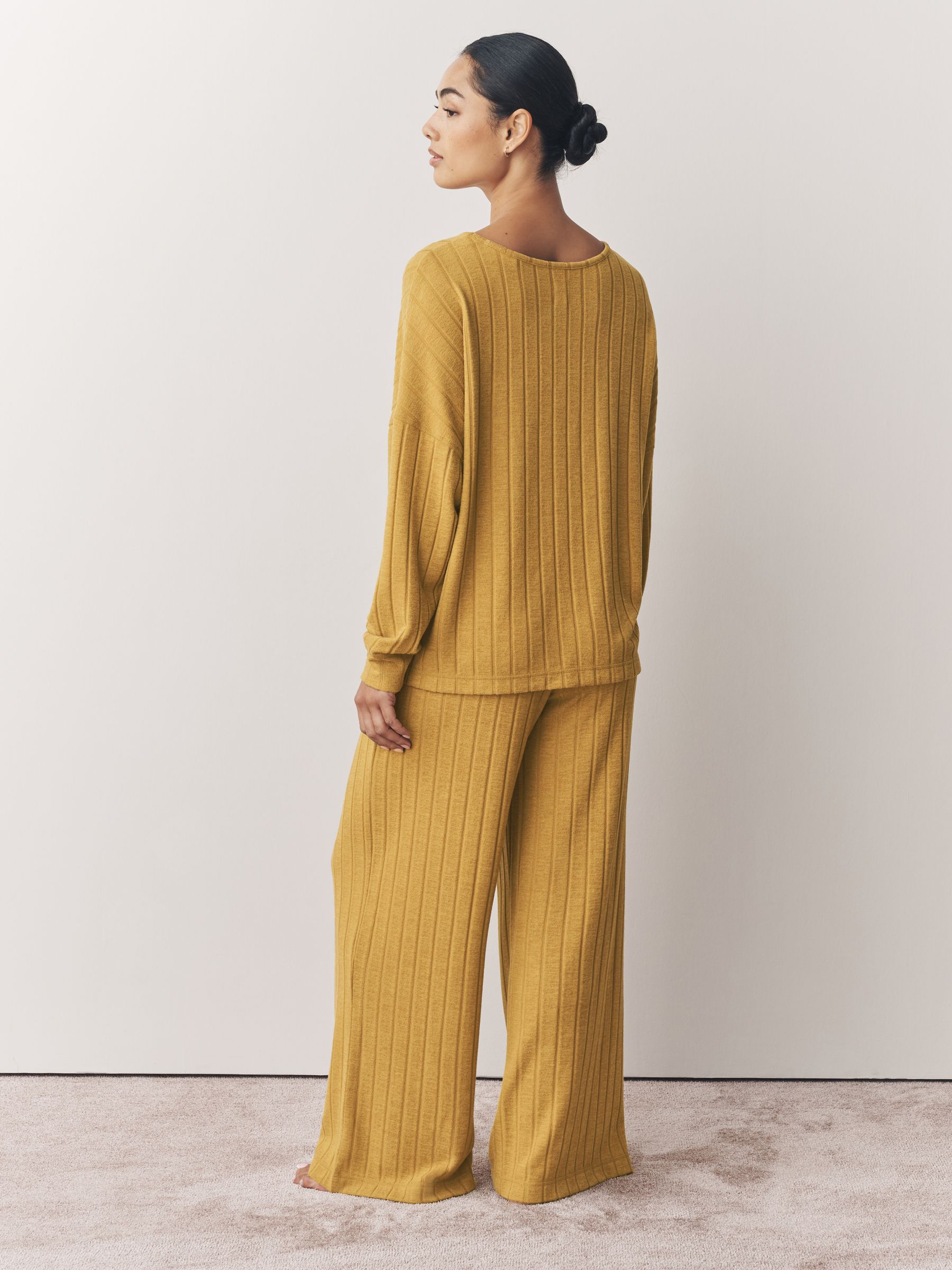 Buy Ochre Yellow Cosy Long Sleeve Pyjamas from Next Israel