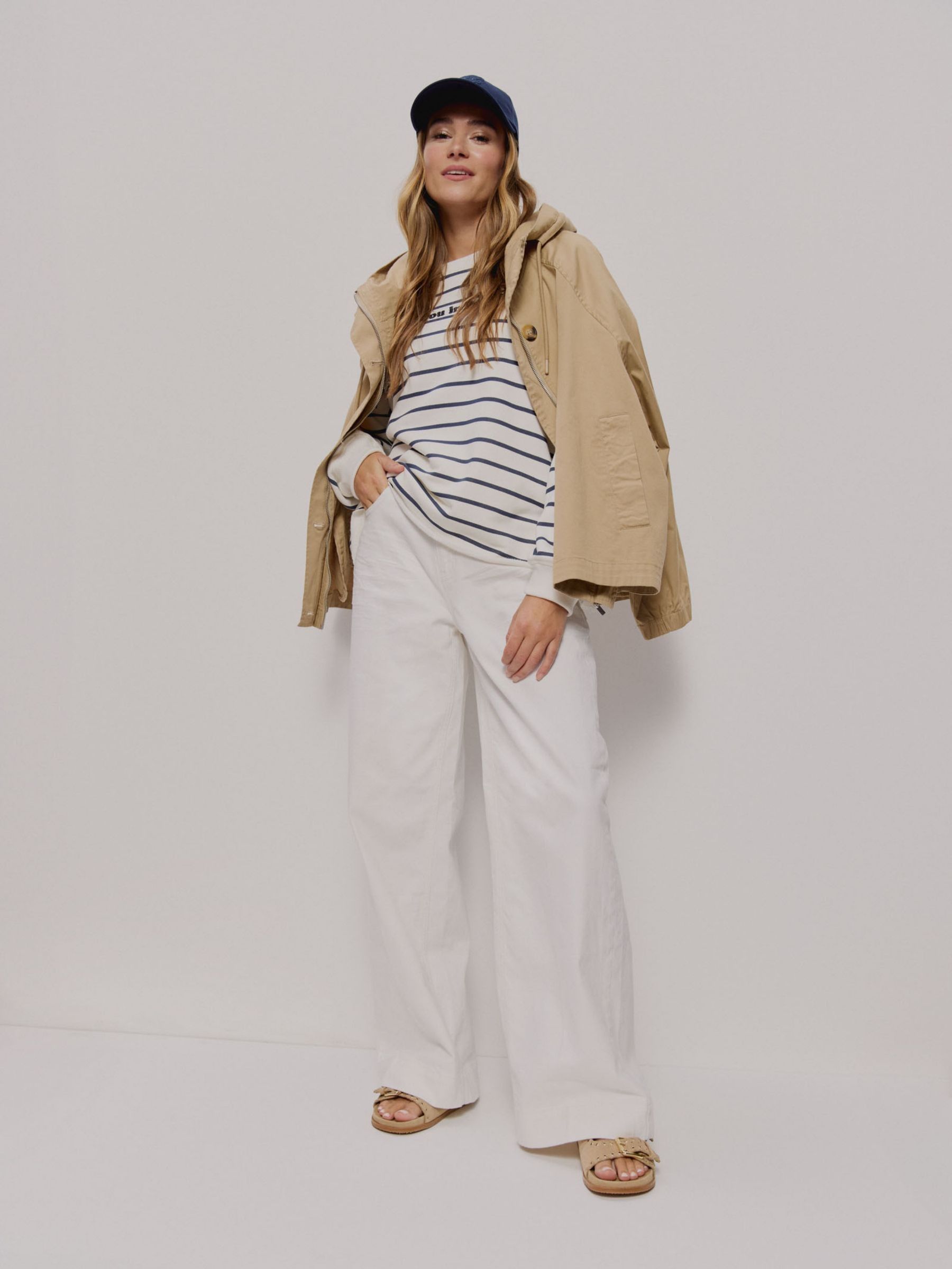 Buy Smith & Soul Off White Wide Leg Jeans from the Next UK online shop