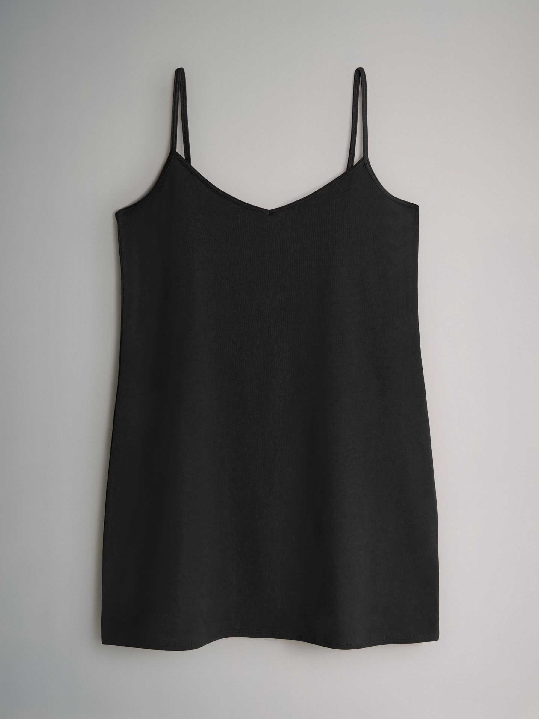 Buy The Set 5 Pack Longline Thin Strap Vest Tops Black/Chocolate Brown ...