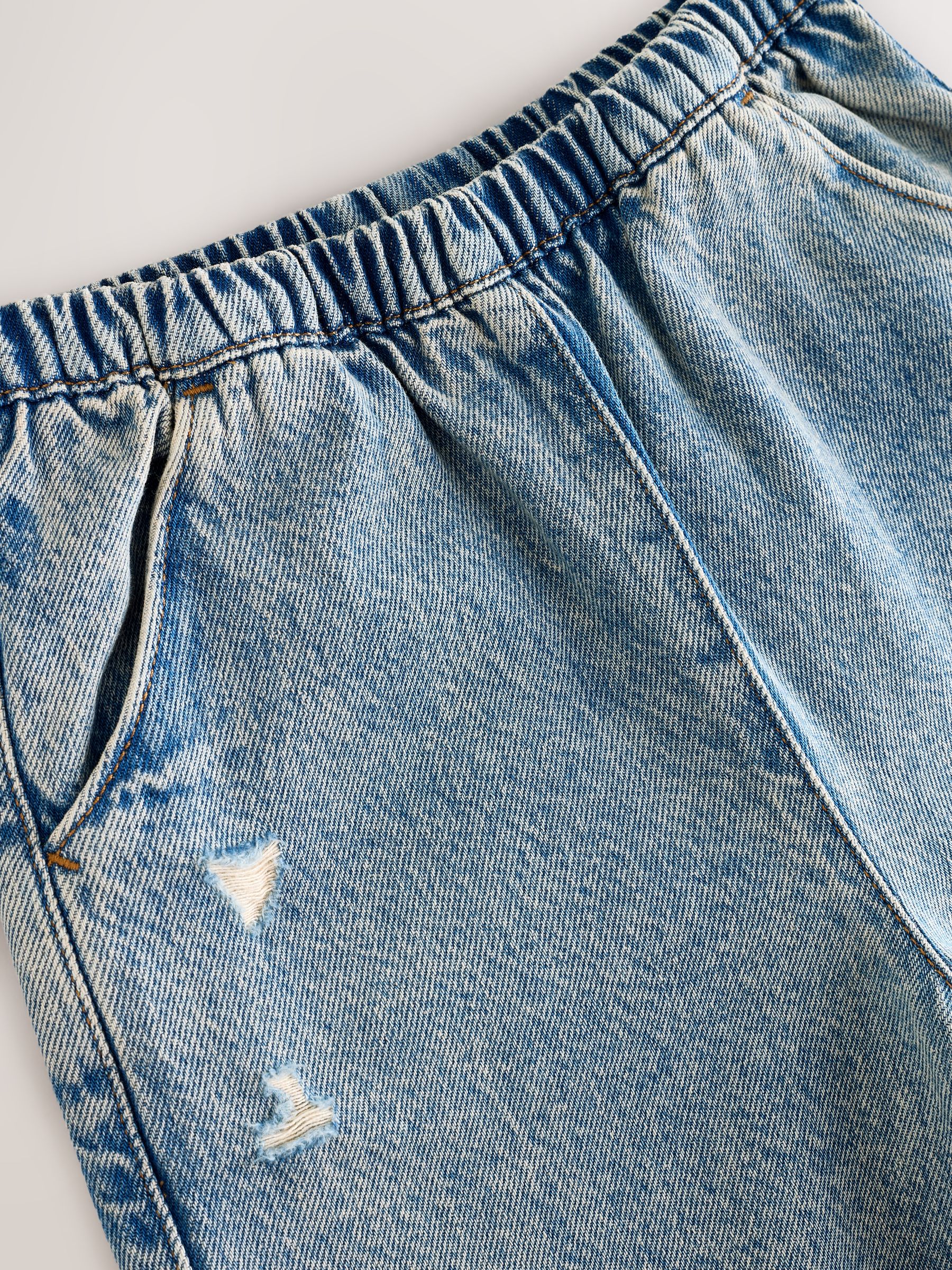 Buy Denim Tint Pull On Barrel Jeans (3-16yrs) from the Next UK online shop