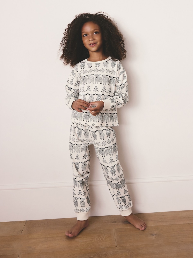 Buy Ecru White - Matching Family Christmas Fairisle Pattern Hamish ...