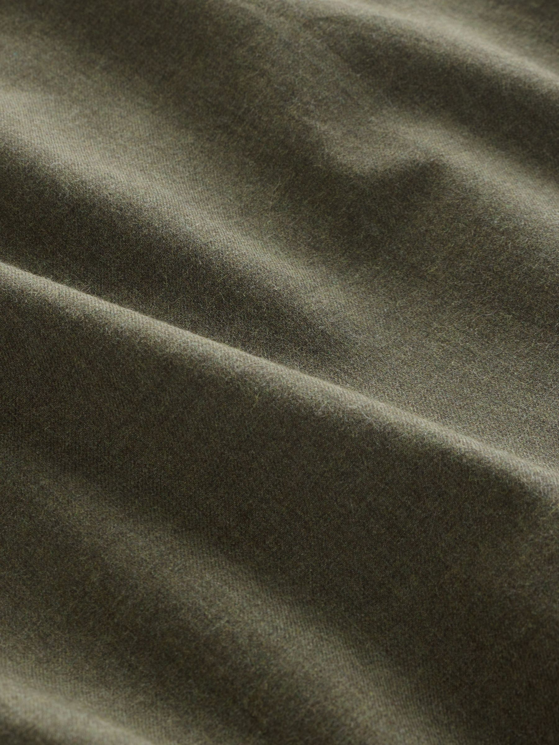 Buy Olive Green Long Sleeve Soft Touch Smart Shirt from the Next UK ...