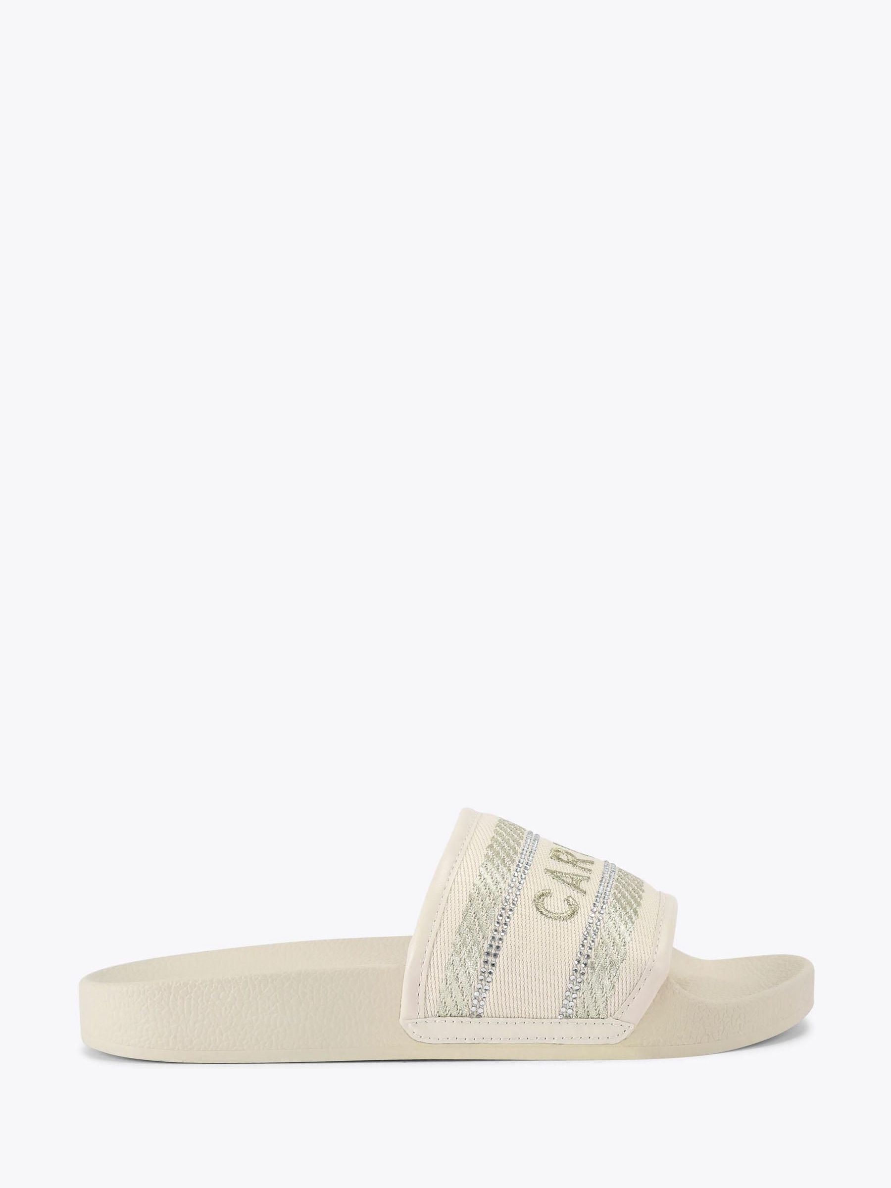 Buy Carvela Gold Glitter Sicily Slider Sandals from the Next UK online shop