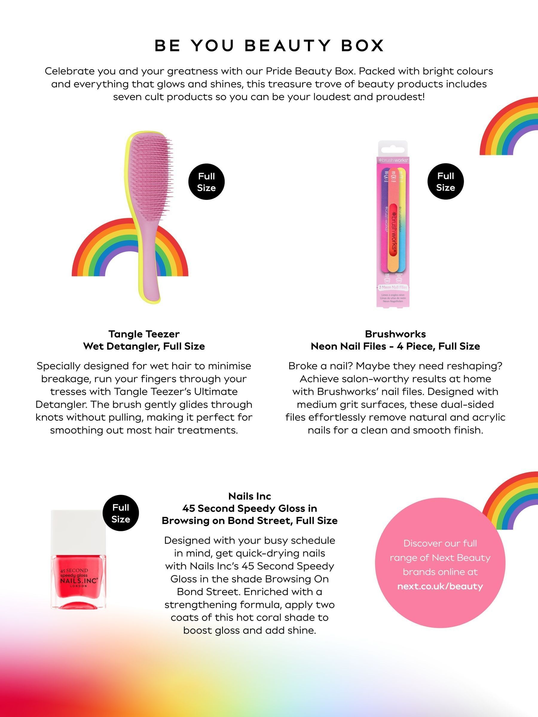 Buy Be You with Pride Beauty Box (Worth Over £93) from the Next UK ...