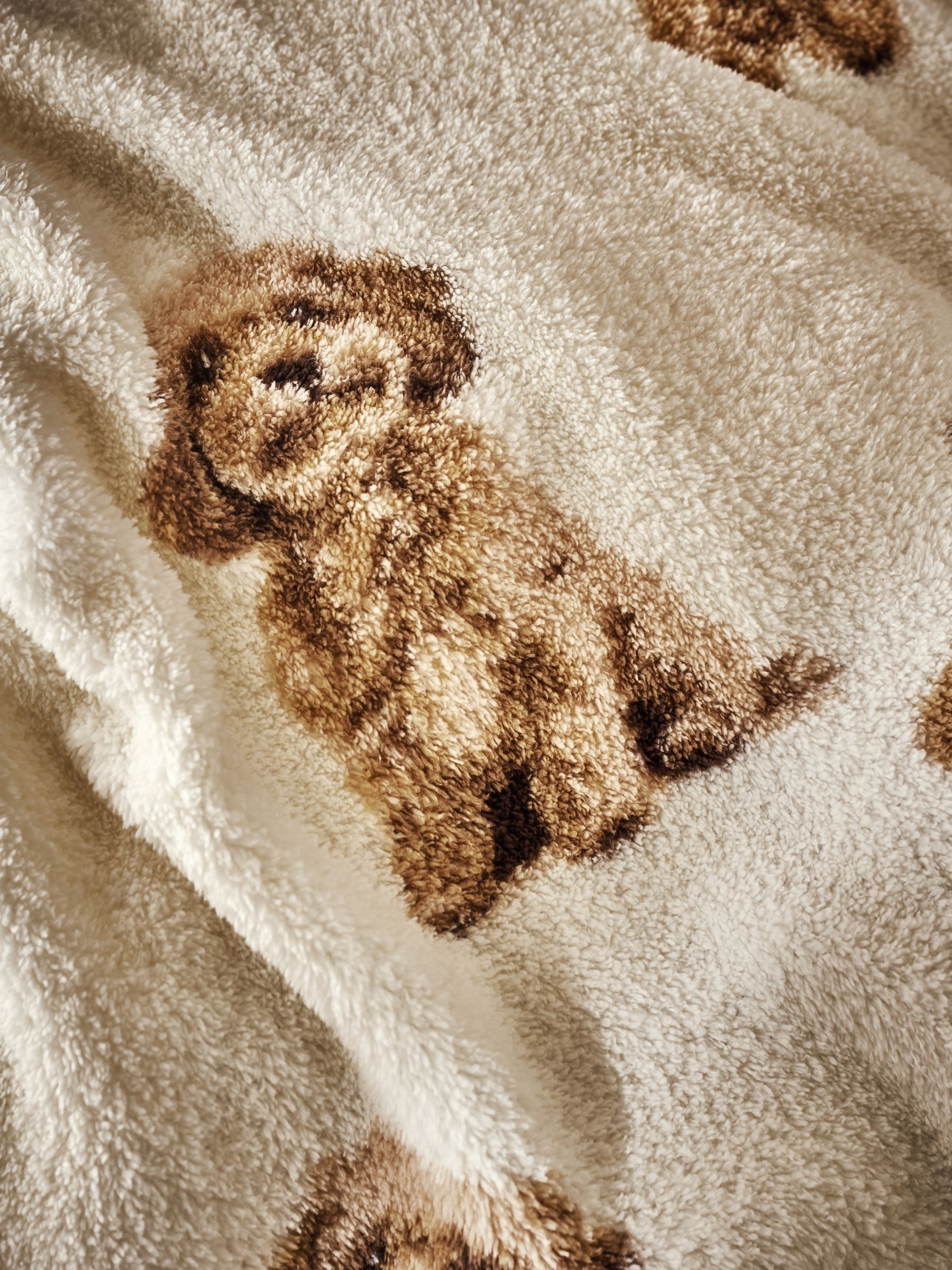 Buy Natural Charlie the Cockapoo Fleece Throw from the Next UK online shop