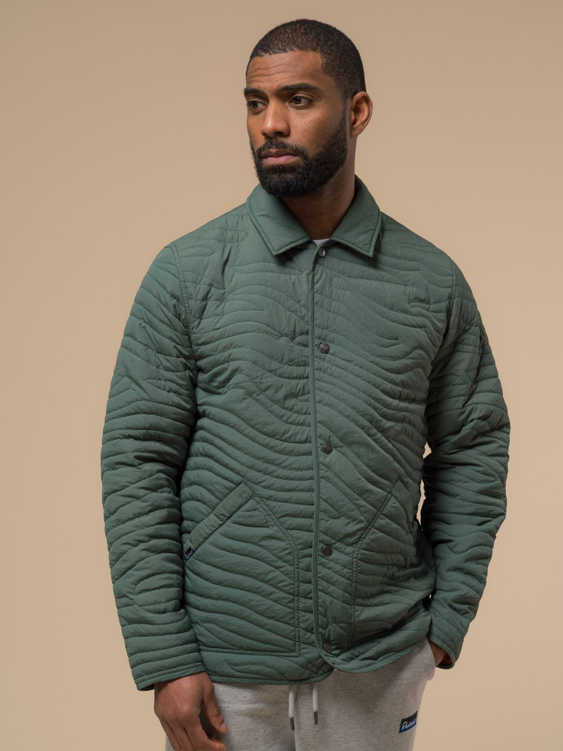 Buy Penfield Green Mens Cahoon Quilted Jacket from the Next UK online shop