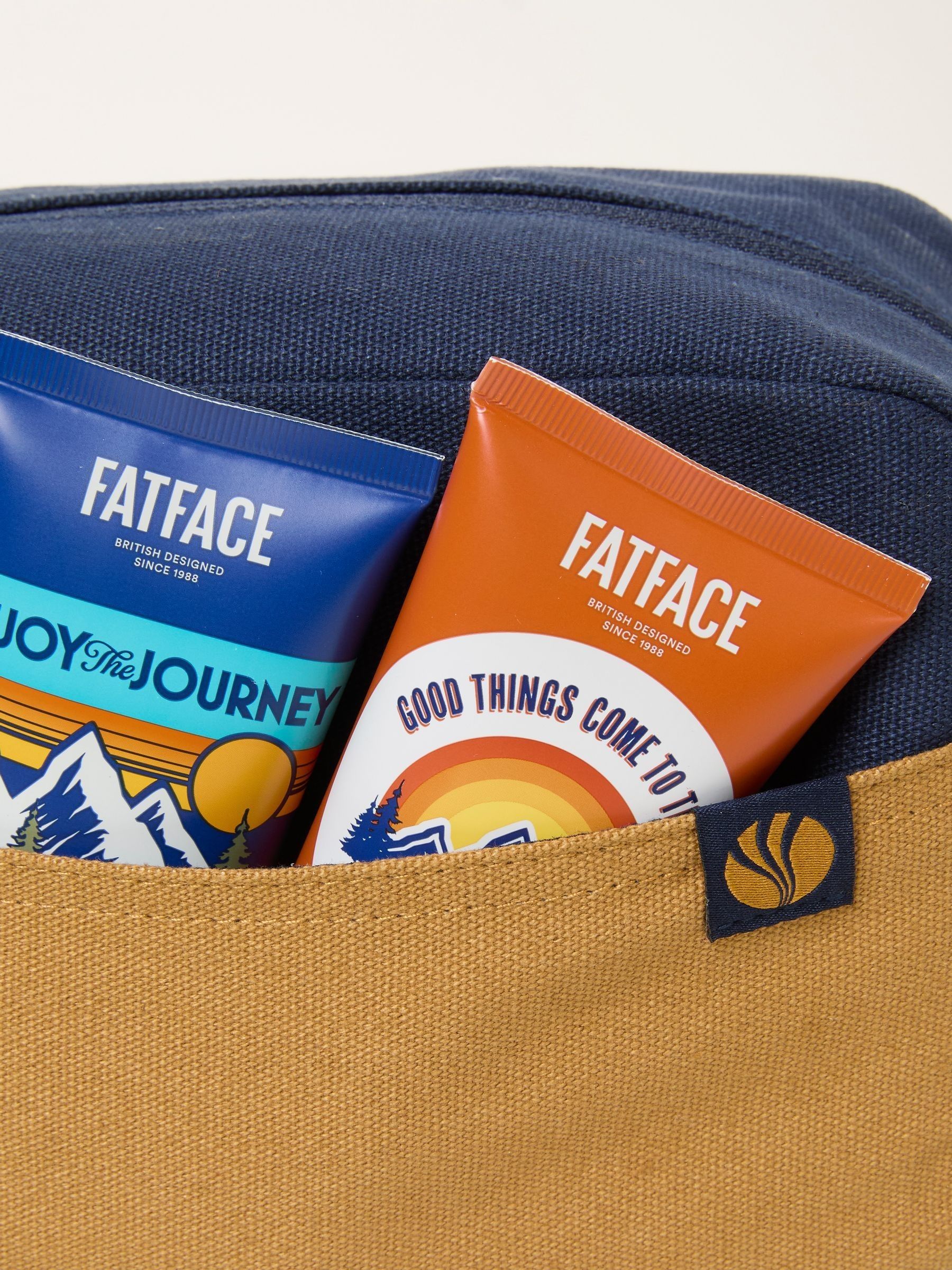 Buy FatFace Orange Wash Bag and Body Wash Gift Set from Next Czech Republic