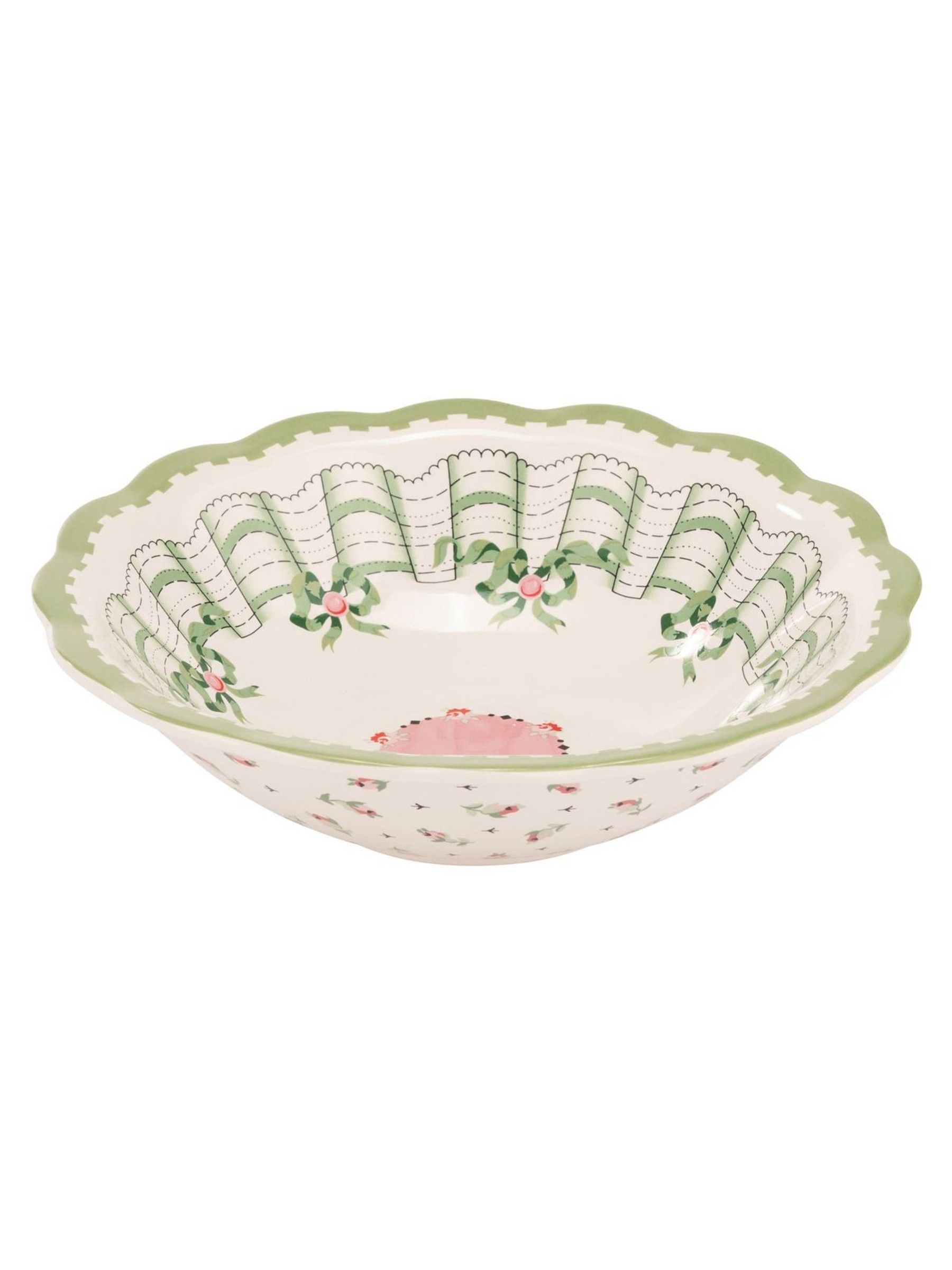 Buy Cath Kidston Set of 2 Cream Spring Birds Bowls from the Next UK ...