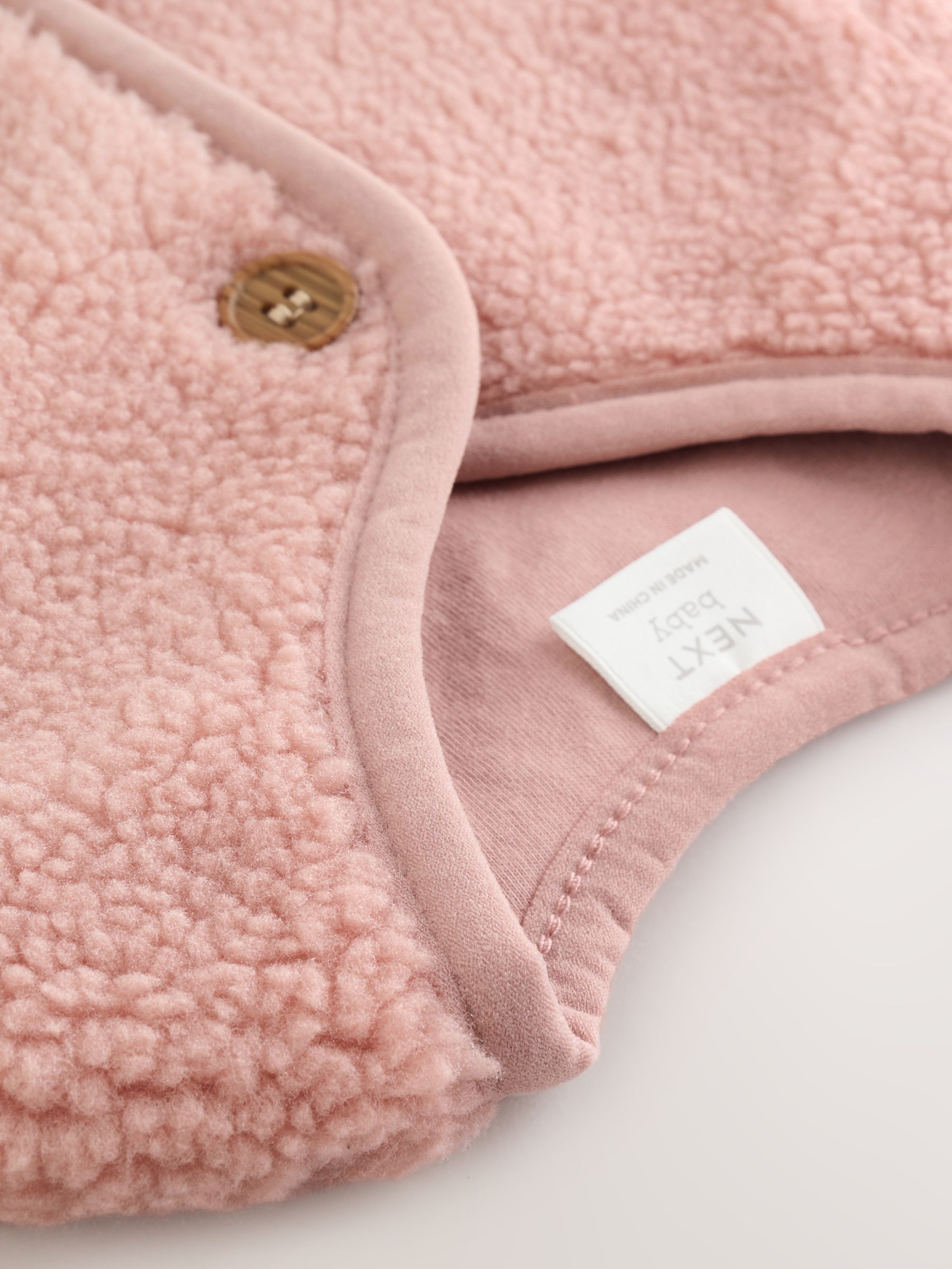 Buy Pink Borg Baby Gilet (0mths-3yrs) from Next Hong Kong