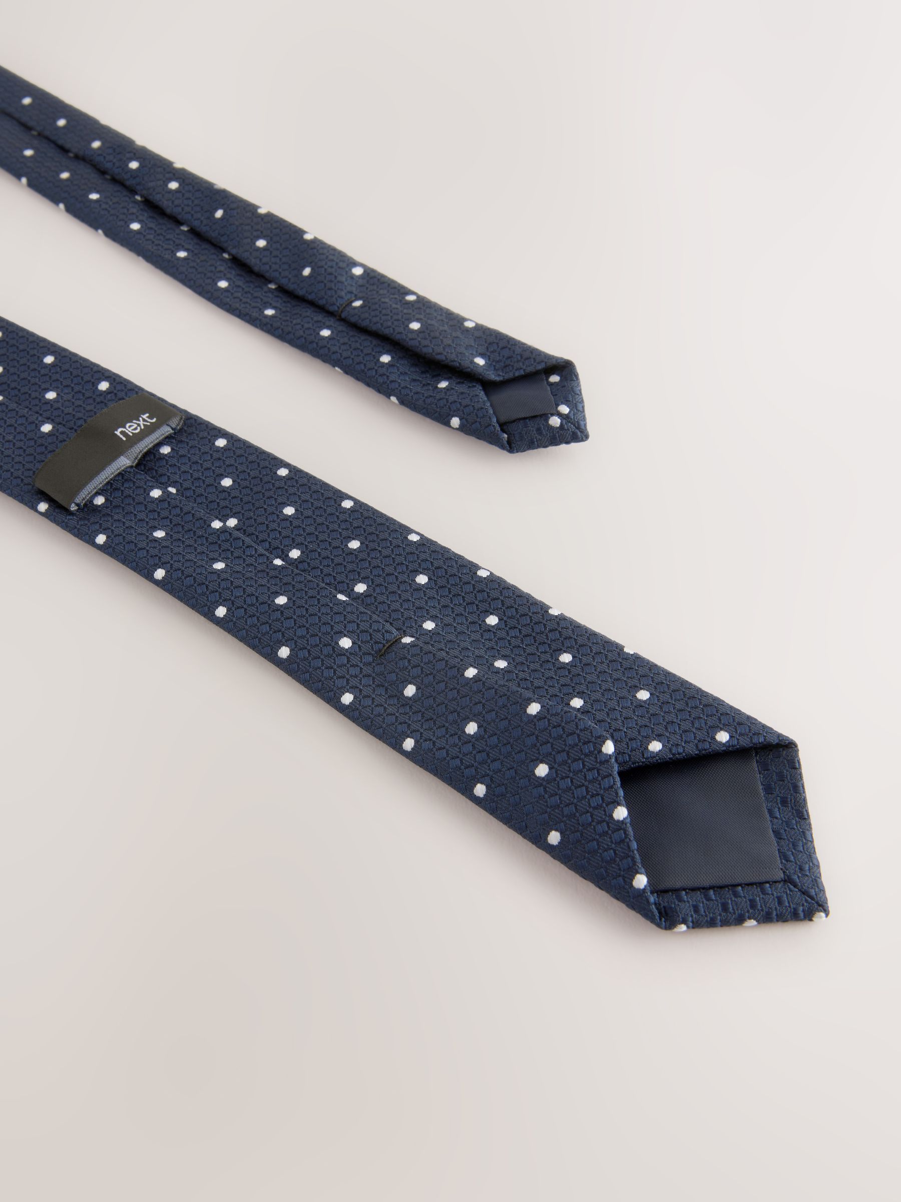 Buy Navy Dotted Tie (3-16yrs) from Next Australia
