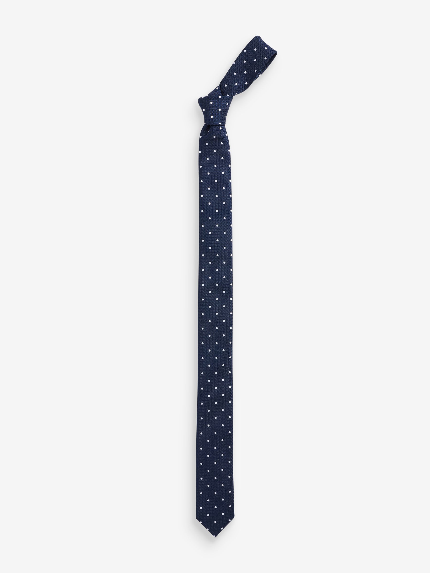 Buy Navy Dotted Tie (3-16yrs) from Next Australia