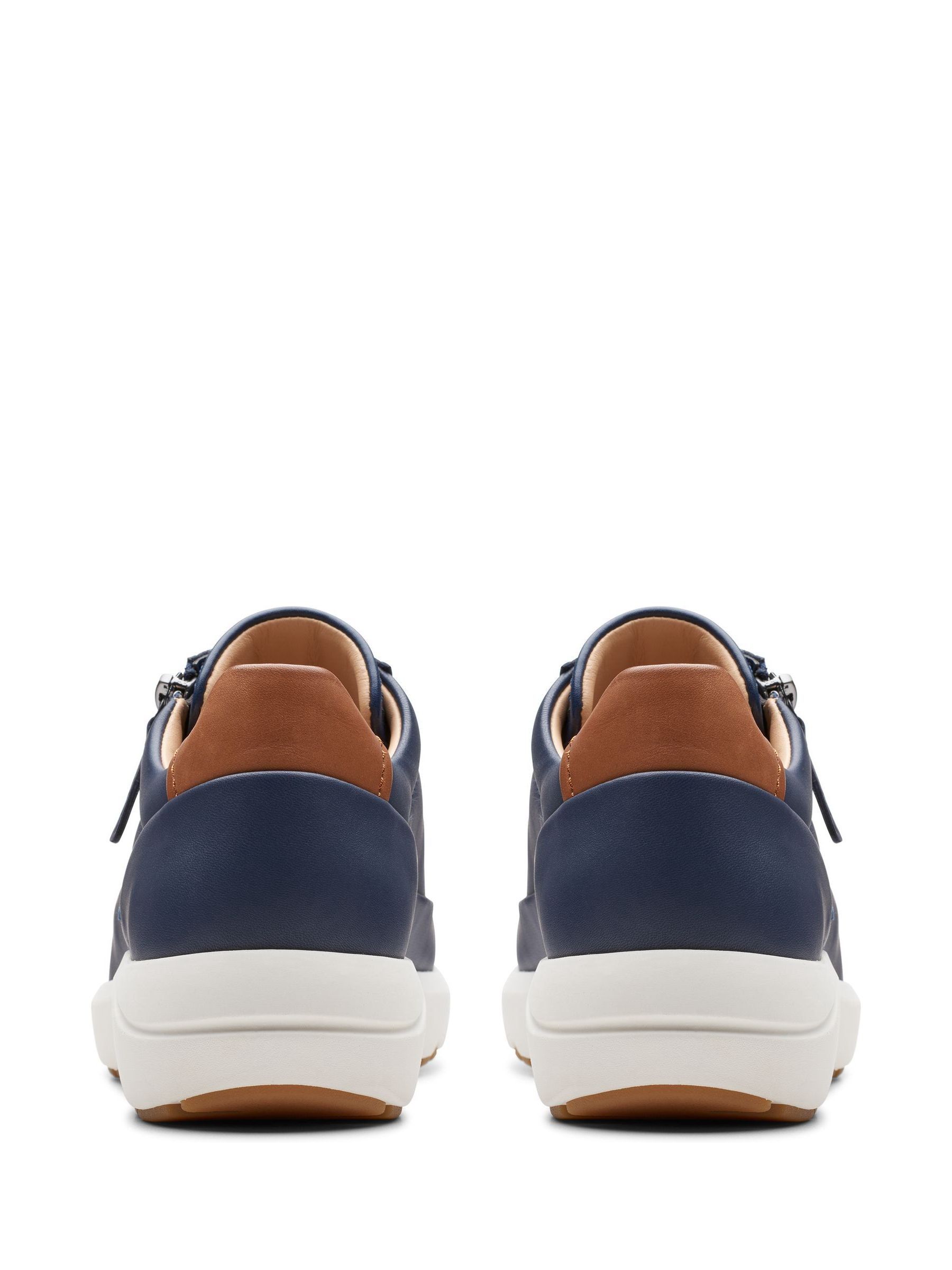 Buy Clarks Blue Leather Tivoli Zip Shoes from the Next UK online shop