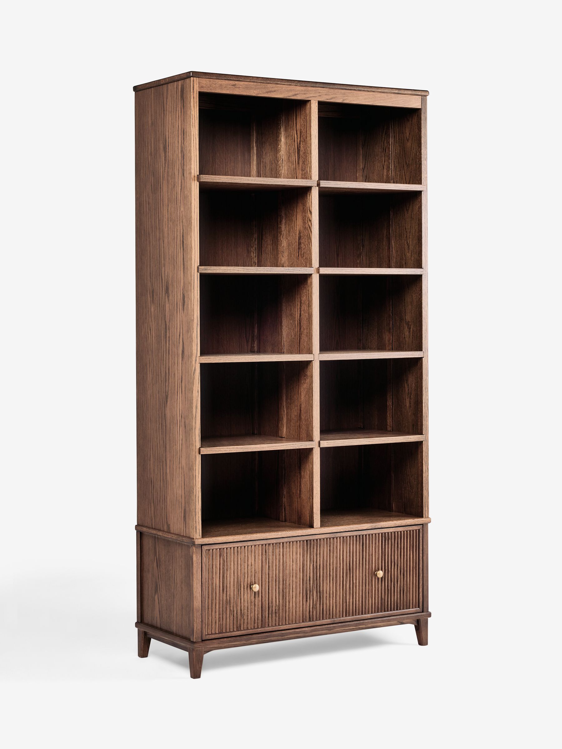 Buy Laura Ashley Dark Stain Oak Barcombe Display Shelving Unit from the ...