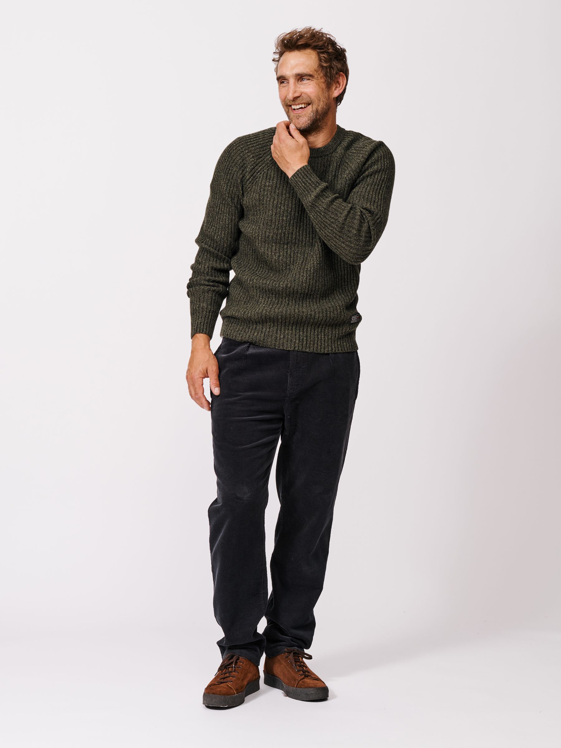 Buy Aubin Ray Fisherman Rib Crew Jumper from the Next UK online shop