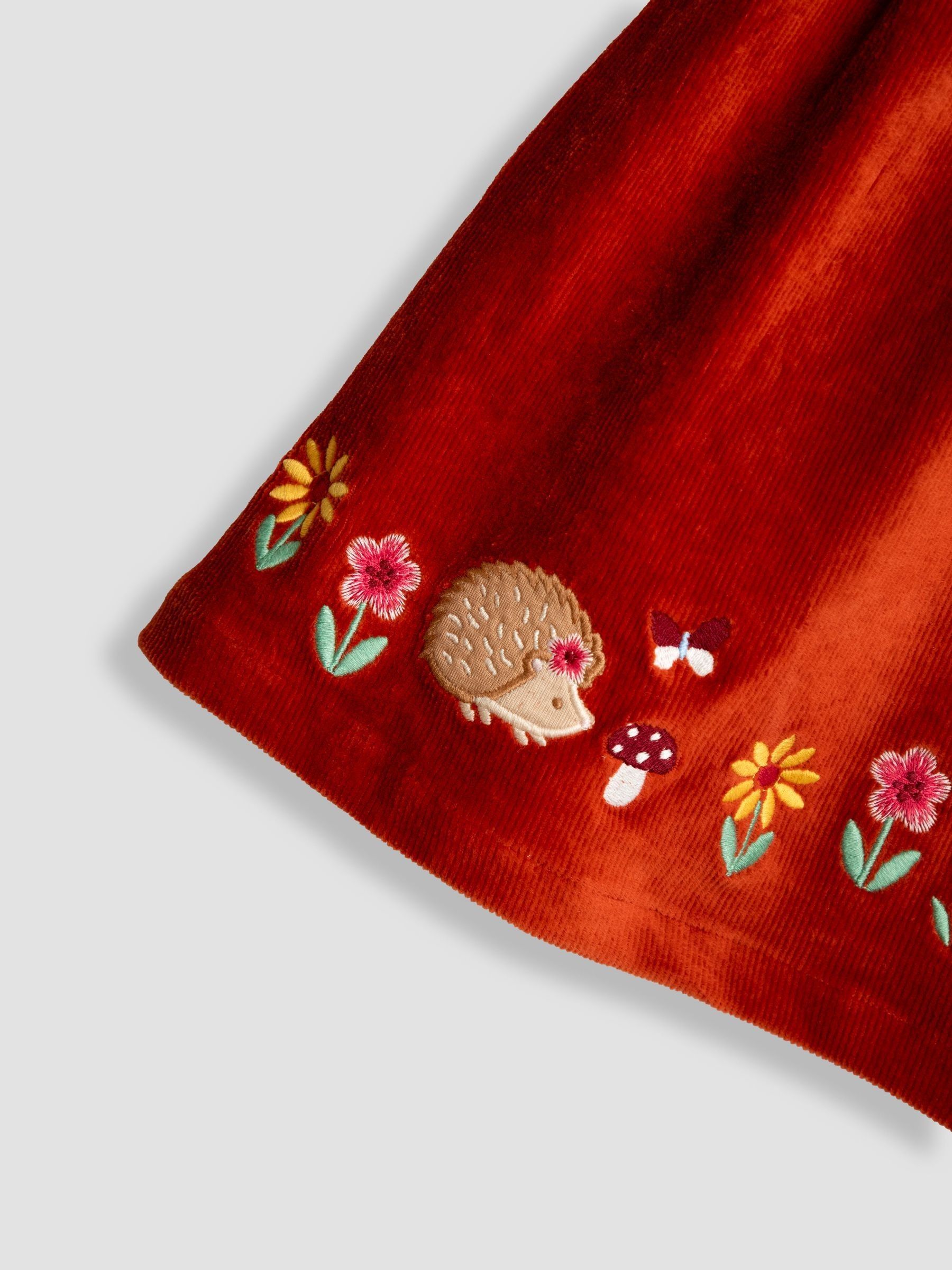 Buy JoJo Maman Bébé Orange Rust Hedgehog Appliqué Pinafore Dress & Top Set from the Next UK ...