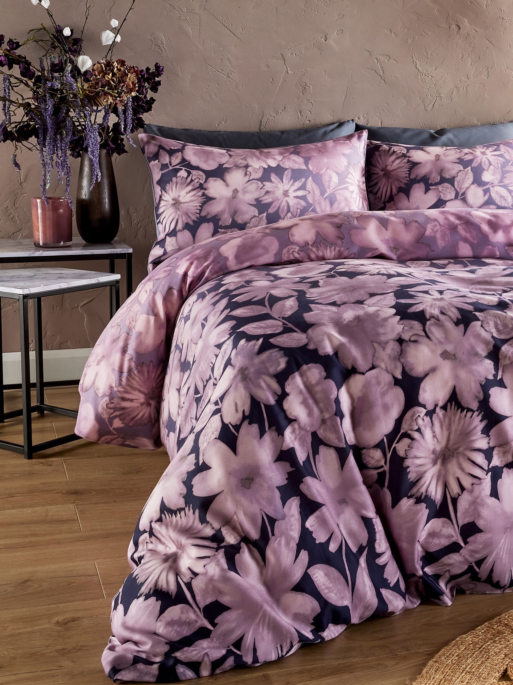 Buy Vantona Purple Georgia Quilt Cover Set from the Next UK online shop