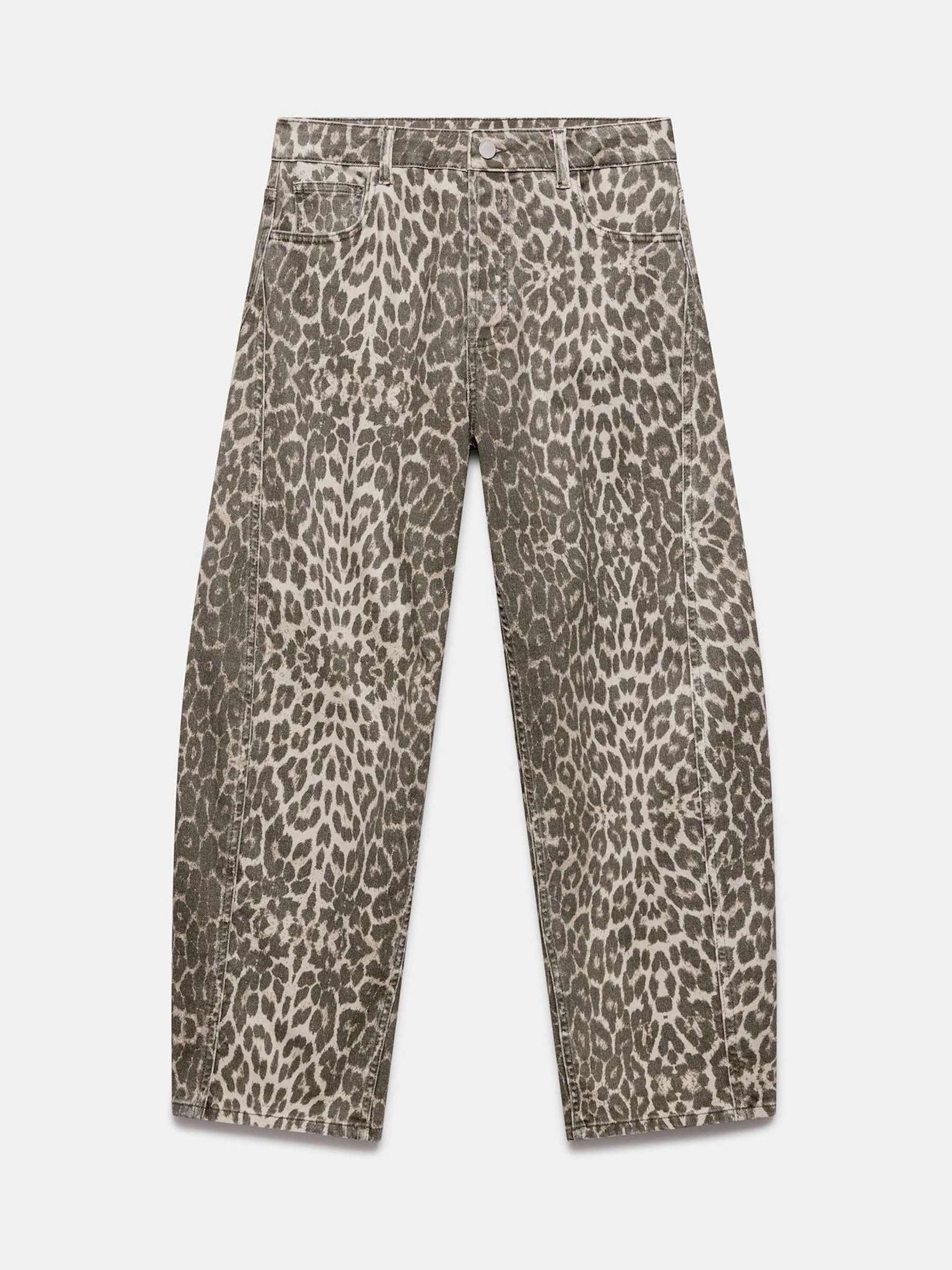 Buy Mint Velvet Leopard Leopard Print Tapered Jeans from the Next UK ...