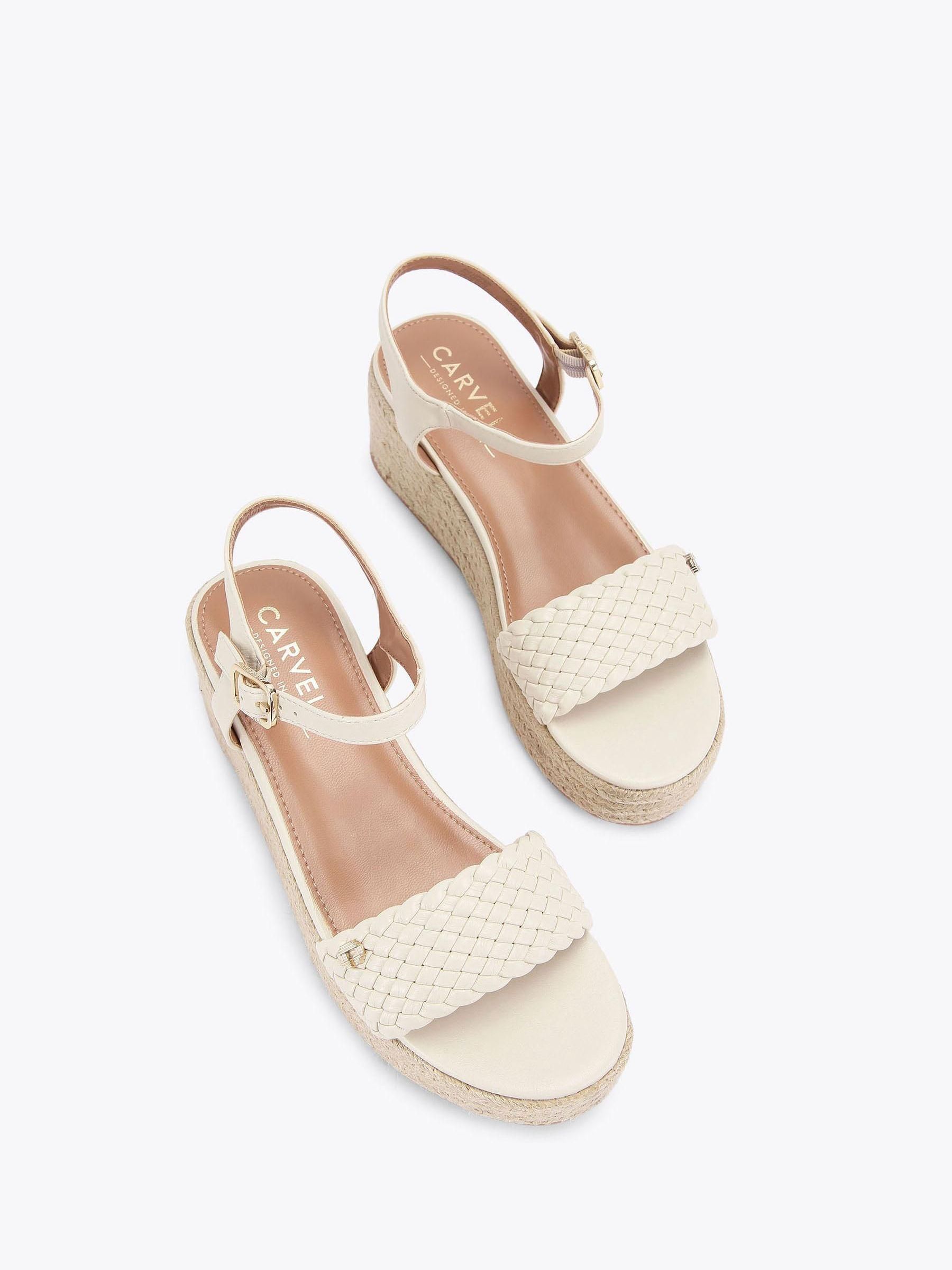 Buy Carvela Cream Treccia Flatform Sandals from the Next UK online shop