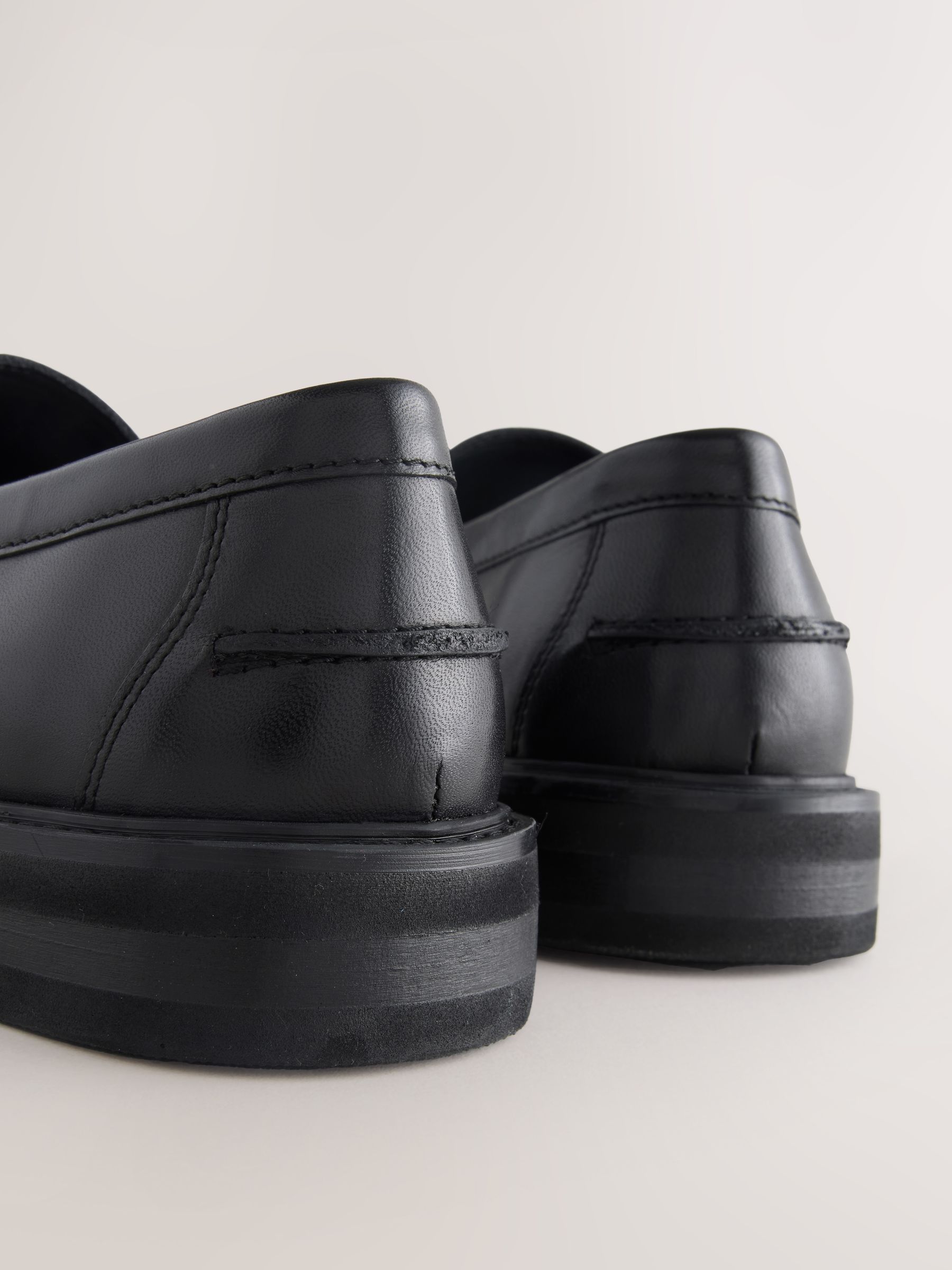 Buy Black Leather Tassel Loafers from Next Australia