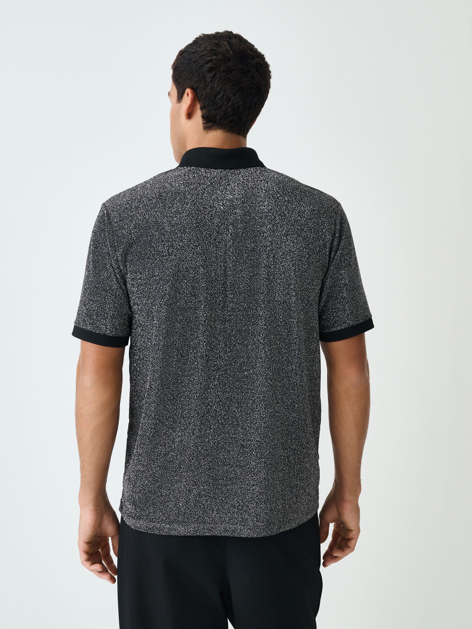 Buy Silver Regular Fit Party Polo Shirt from the Next UK online shop