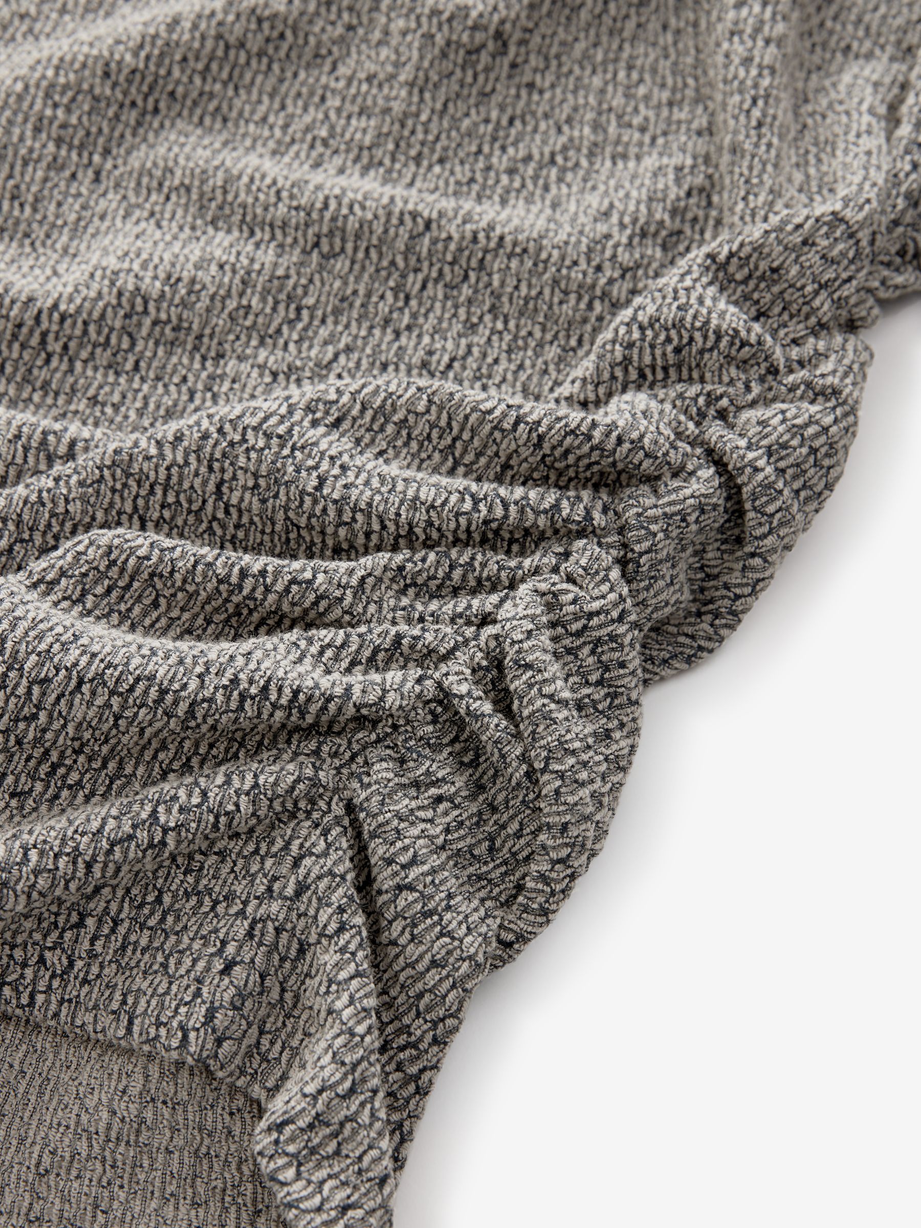 Buy Grey Drape Cowl Neck Texture Top from the Next UK online shop