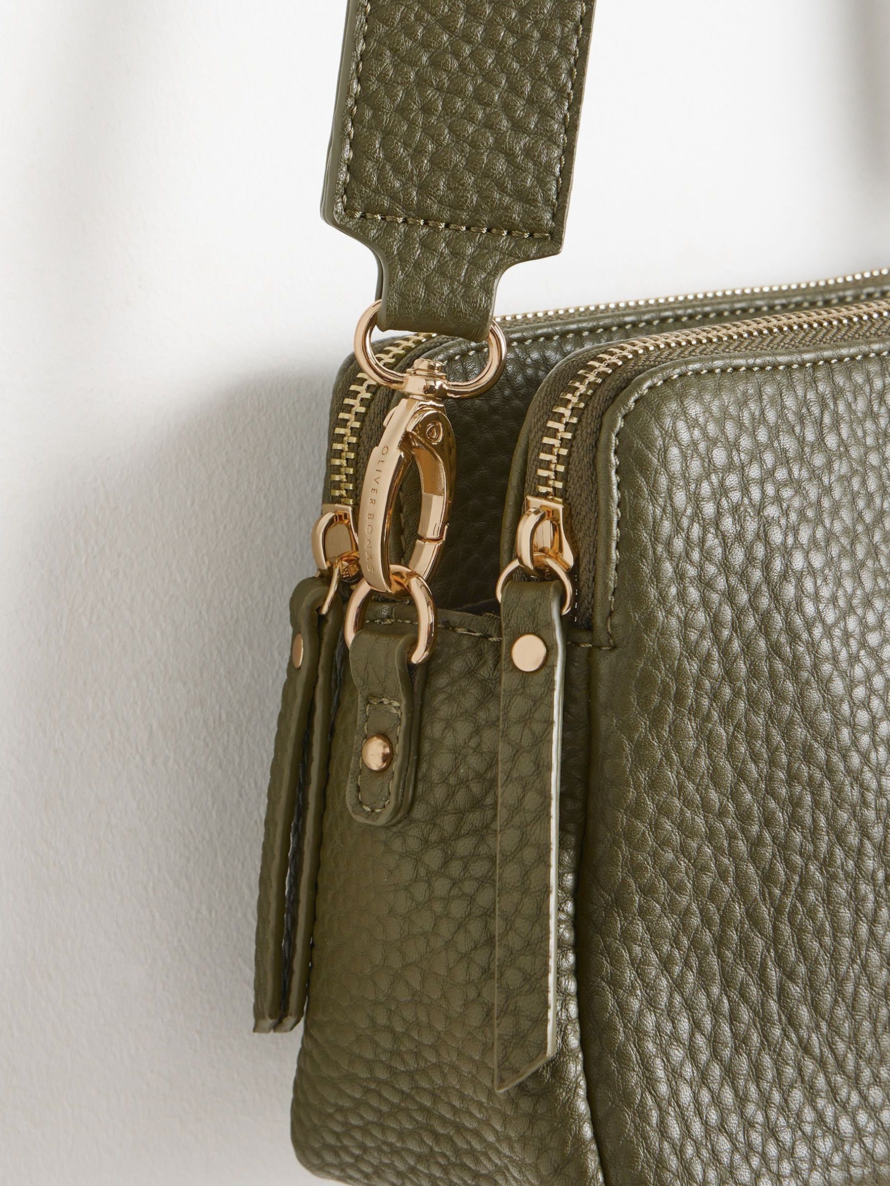 Buy Oliver Bonas Green Isla Cross-Body Bag from the Next UK online shop