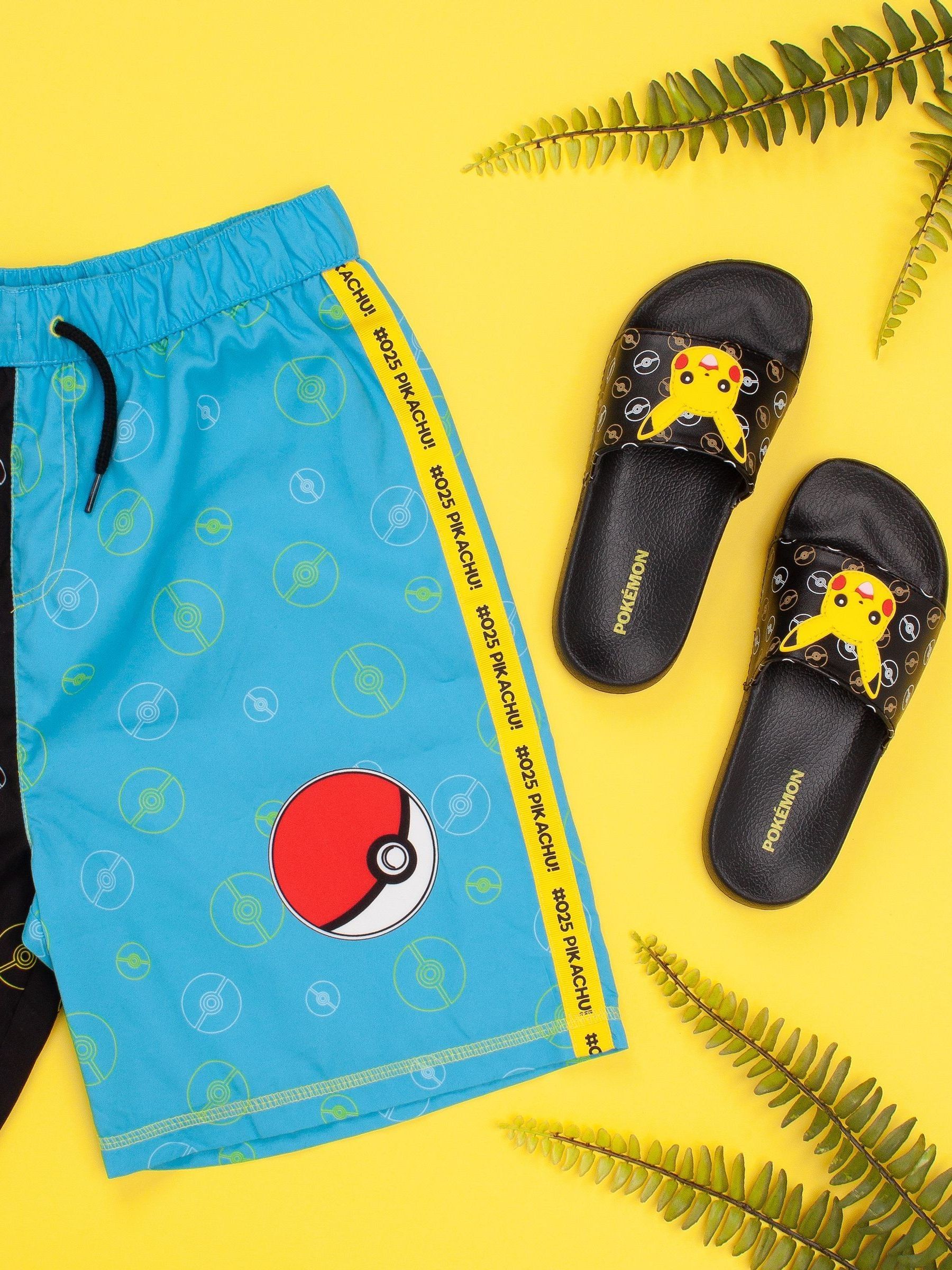 Buy Vanilla Underground Black Pokemon Pikachu Sliders from the Next UK ...