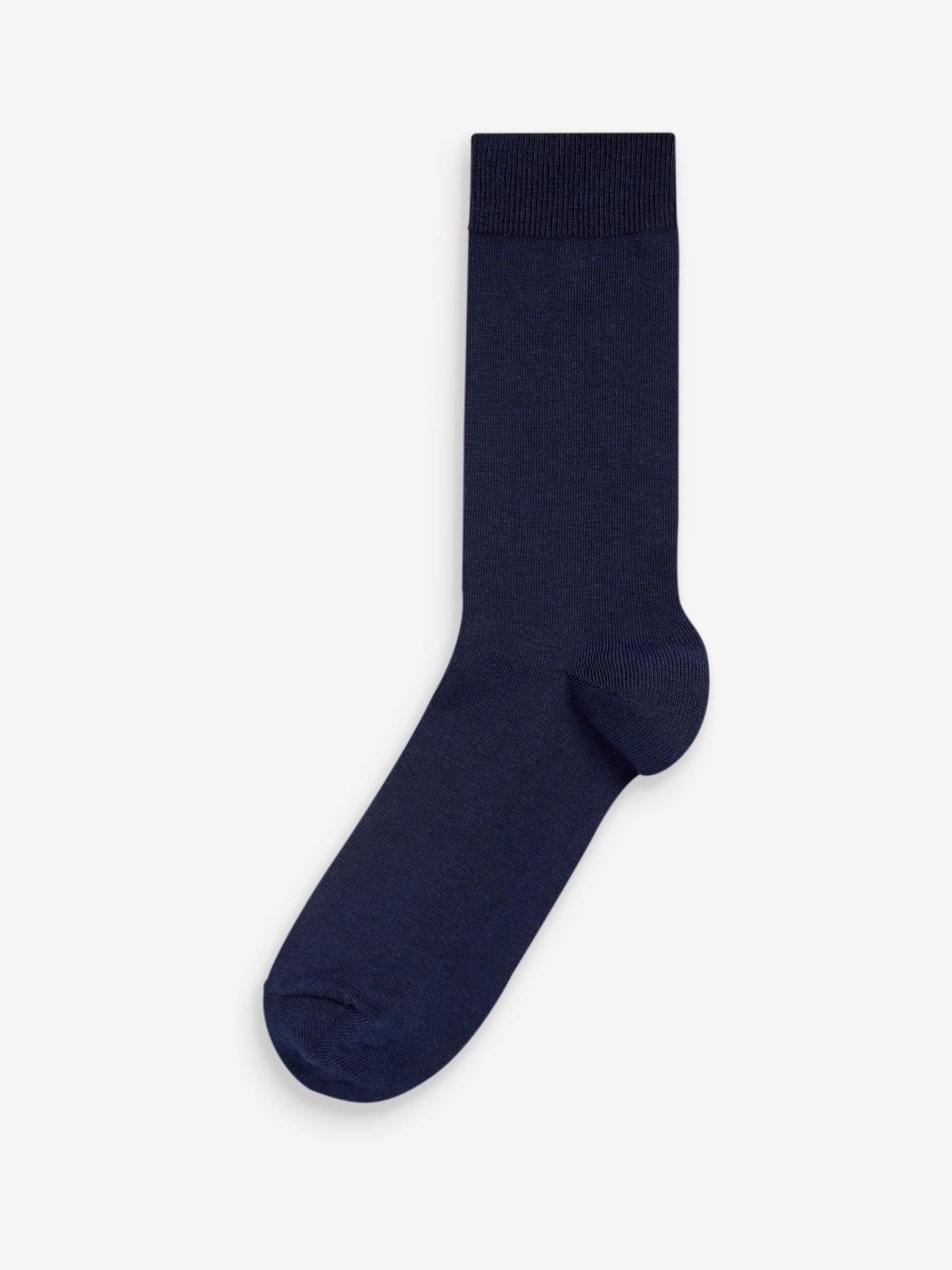 Buy Navy Blue/Grey/Black 7 Pack Mens Cotton Rich Socks from the Next UK ...