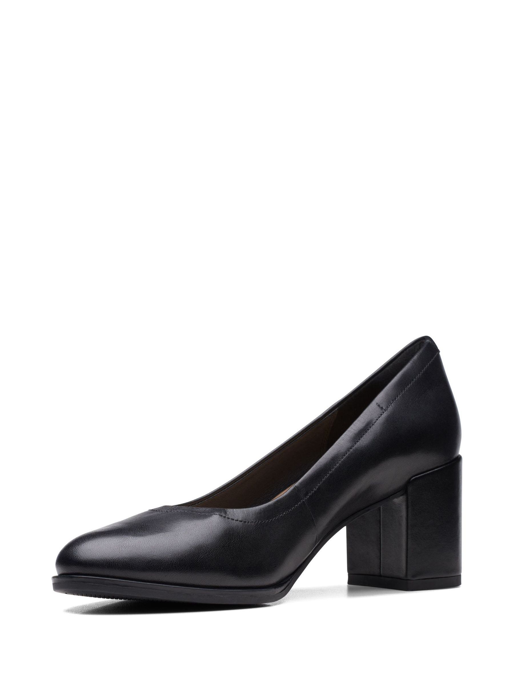 Buy Clarks Black Leather Freva55 Court Shoes from the Next UK online shop