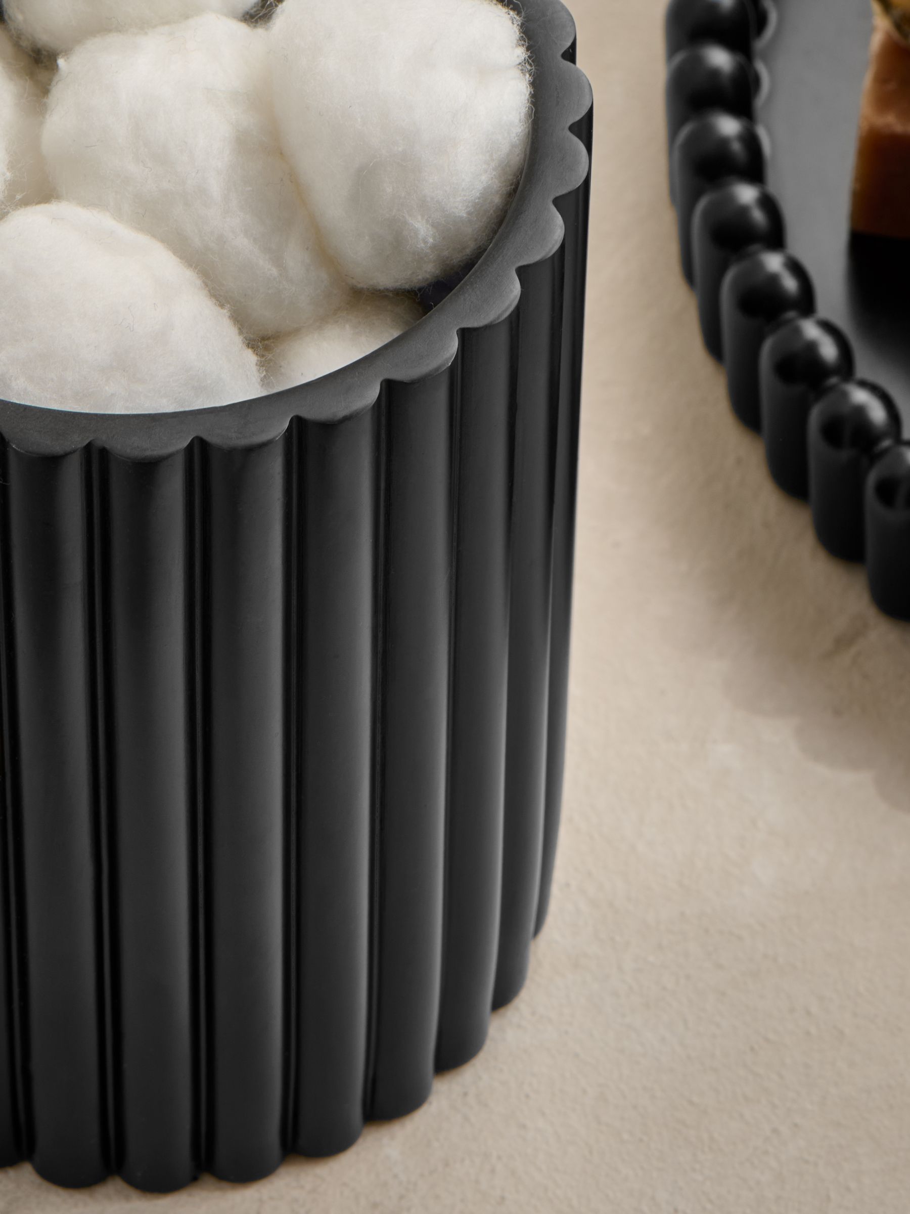 Buy Black Rib Storage Jar from the Next UK online shop