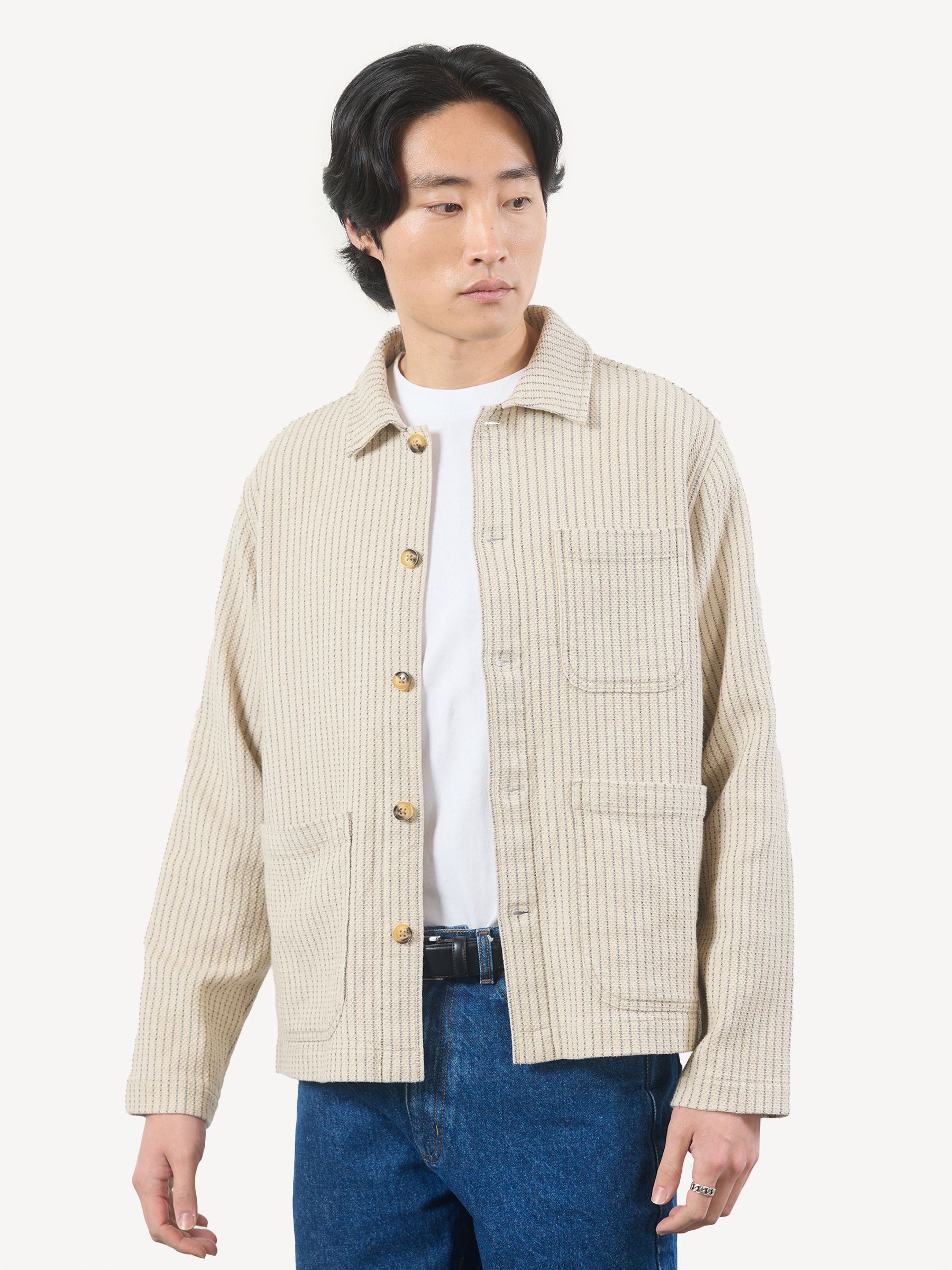 Buy Percival Cream Sorrento Overshirt from the Next UK online shop