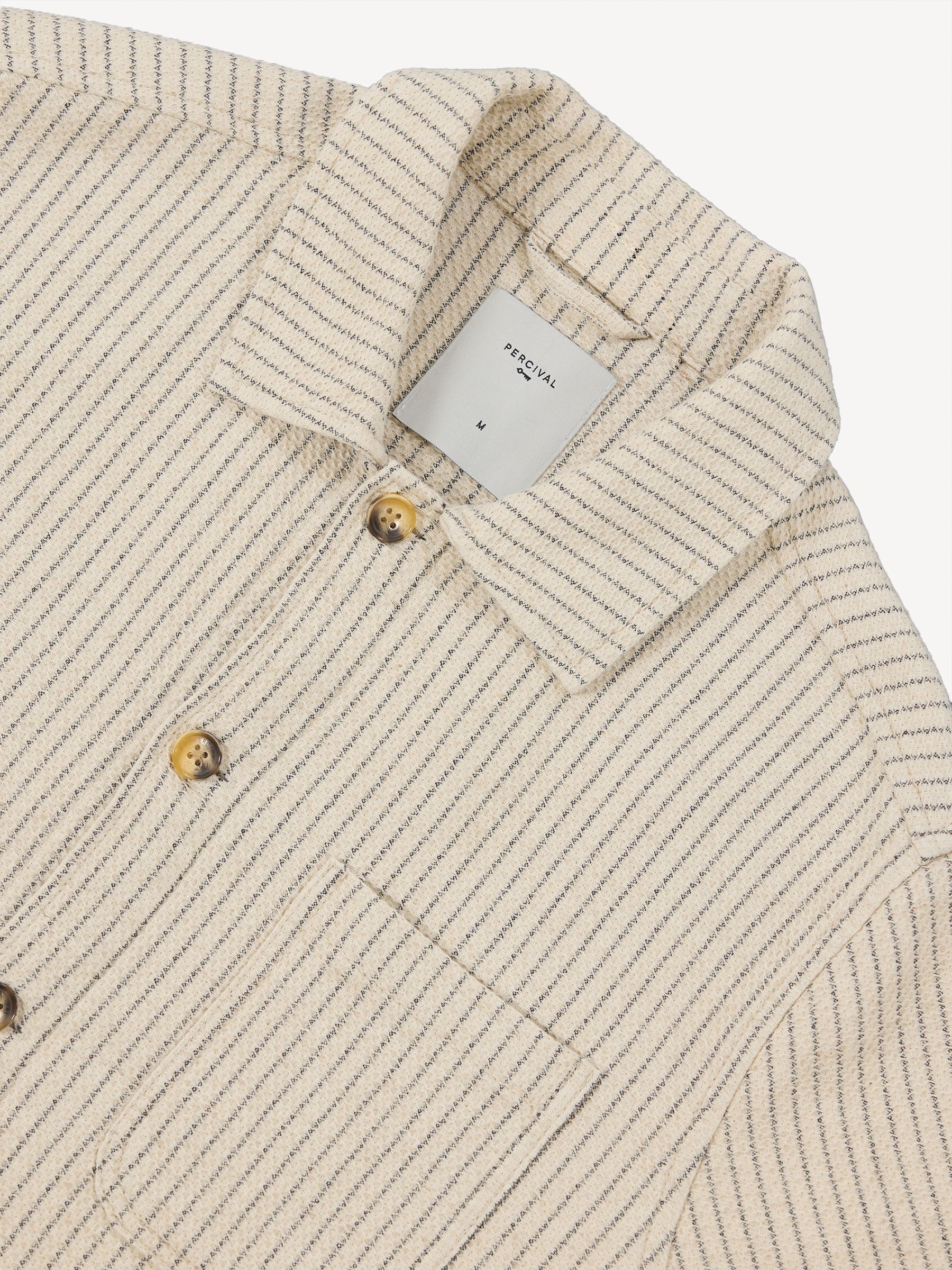 Buy Percival Cream Sorrento Overshirt from the Next UK online shop