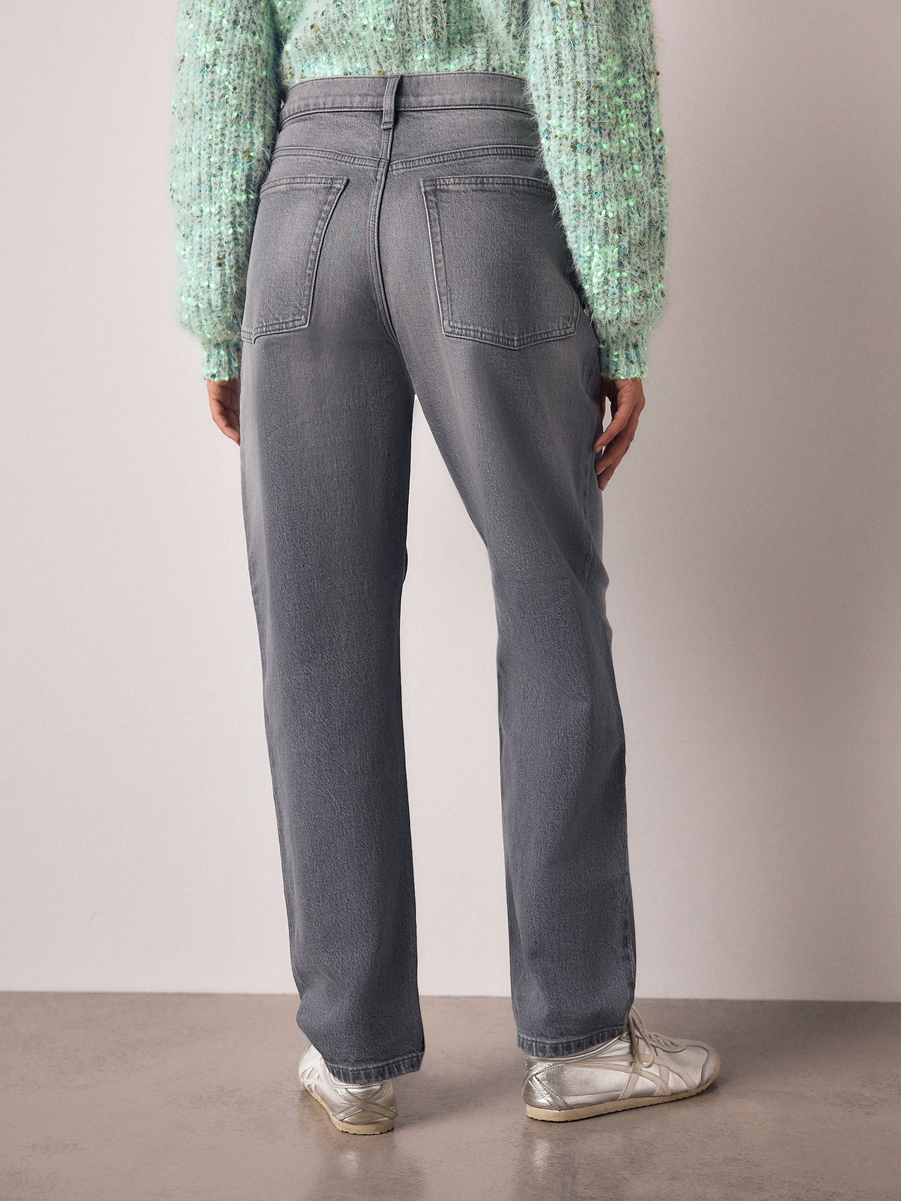 Buy Grey Mom Comfort Stretch Column Jeans from the Next UK online shop