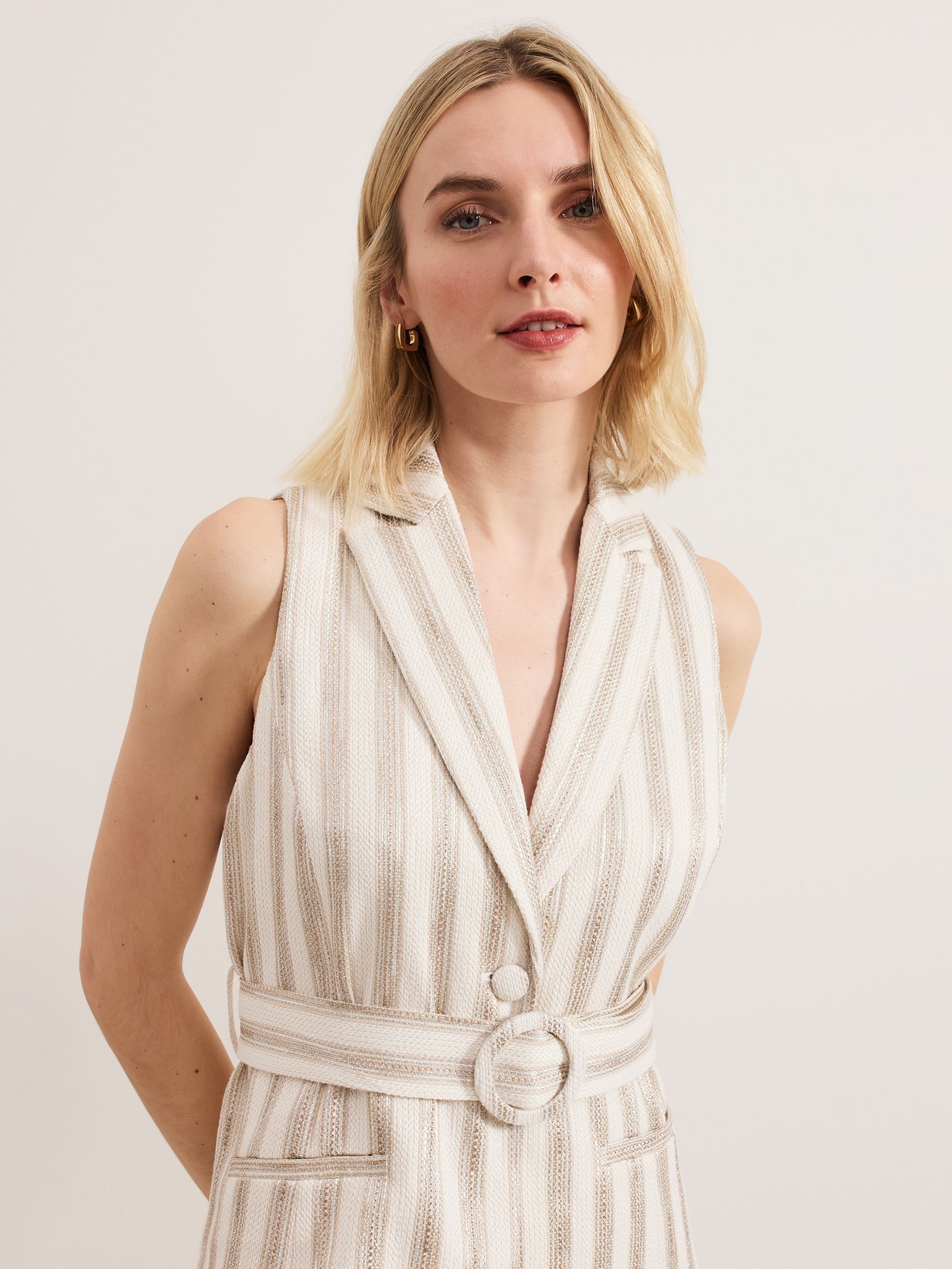 Buy Phase Eight White Tabitha Waistcoat from the Next UK online shop