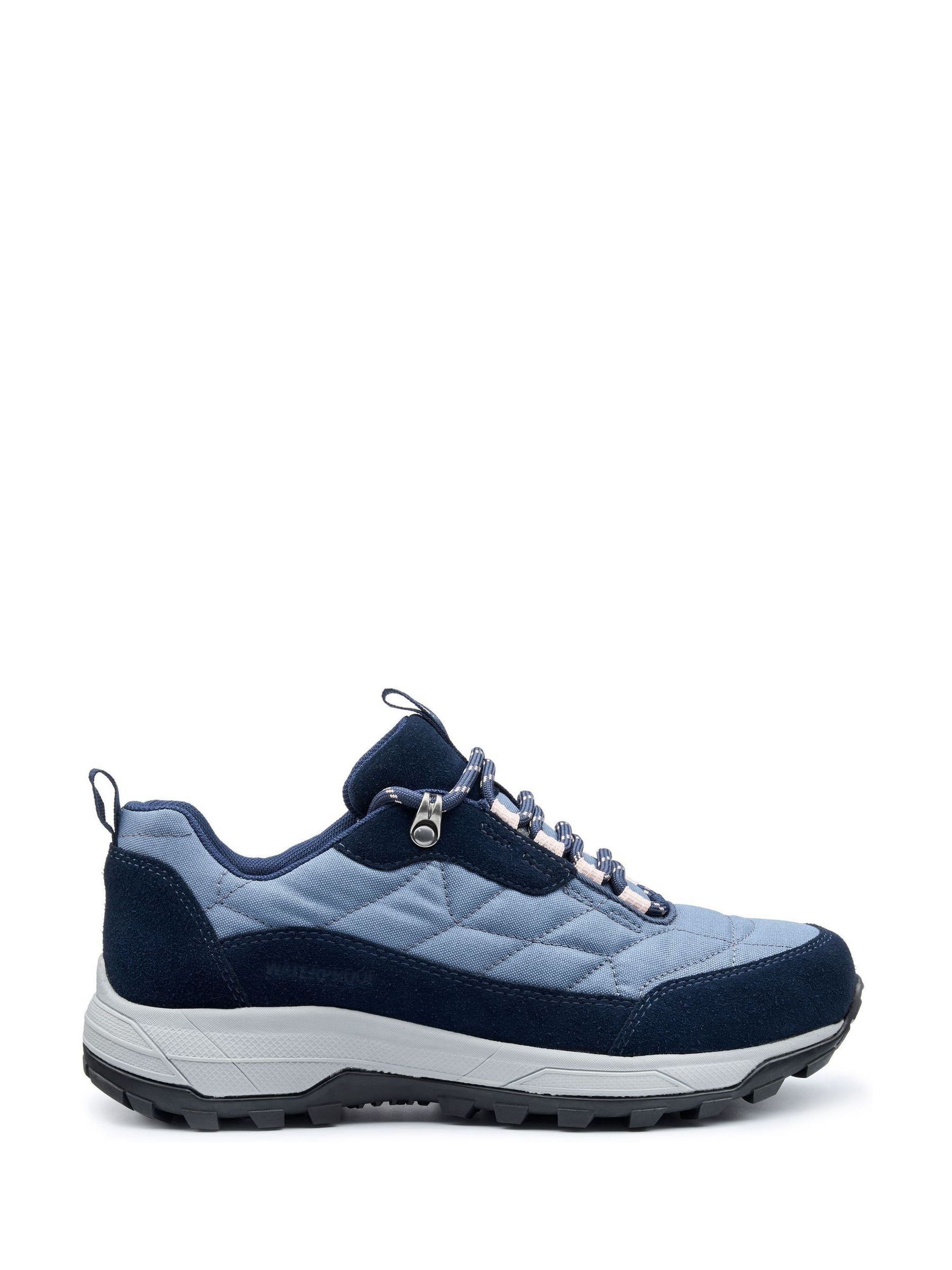 Buy Hotter Blue Regular Fit Easy II Touch-Fastening Shoes from the Next ...