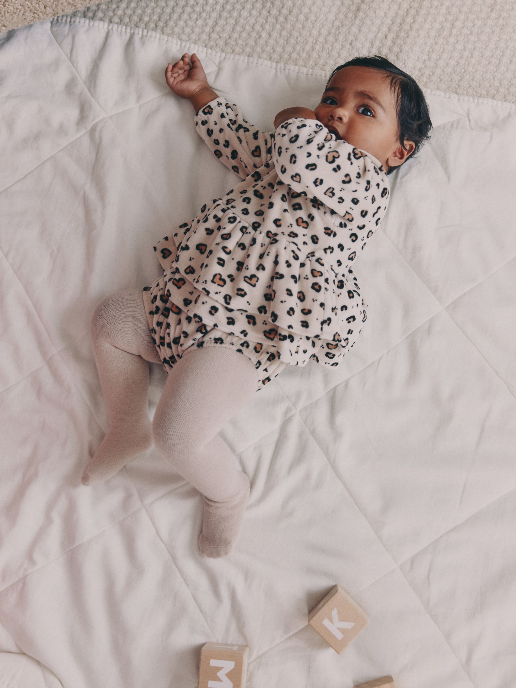 Buy Natural Animal - Baby Bloomer Rompers Set 2 Piece with Tights ...